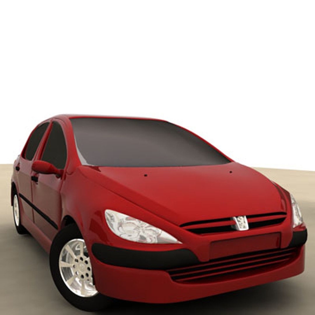 3d Model Peugeot 307