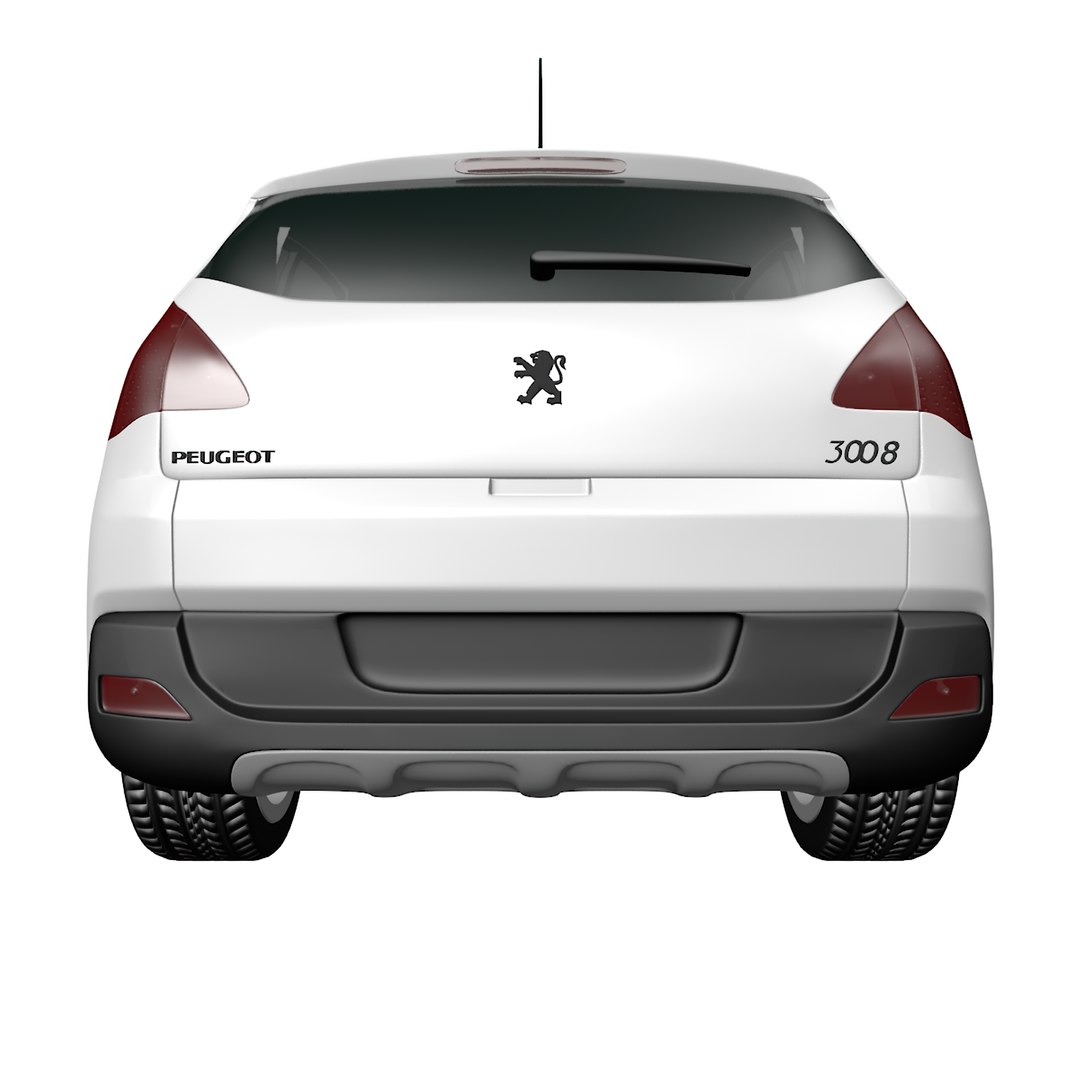 3D Peugeot 3008 - 2010 - TurboSquid 2137577