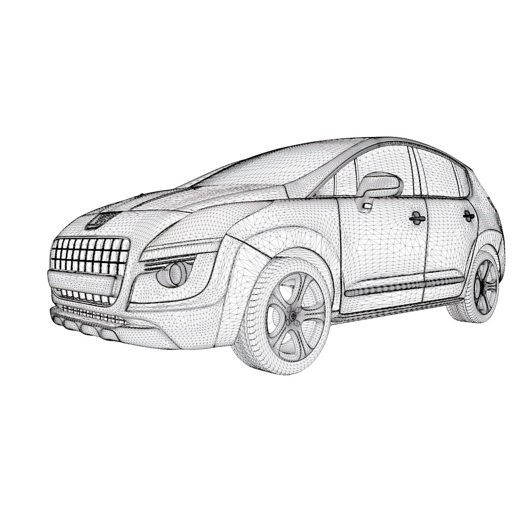 3D Peugeot 3008 - 2010 - TurboSquid 2137577