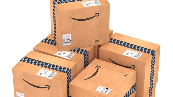 3D model Amazon Cardboard Box with Pallet - TurboSquid 1816016