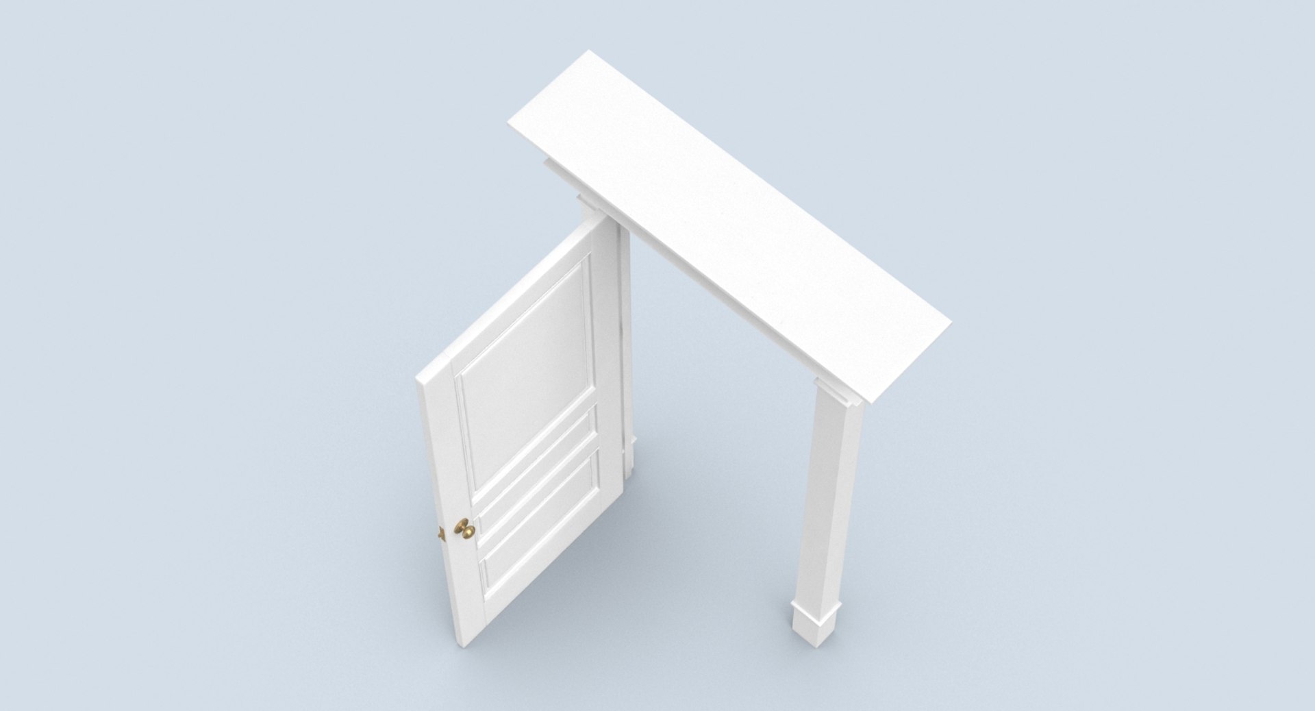 Classic-doors---door-5-open 3D Model - TurboSquid 1237937