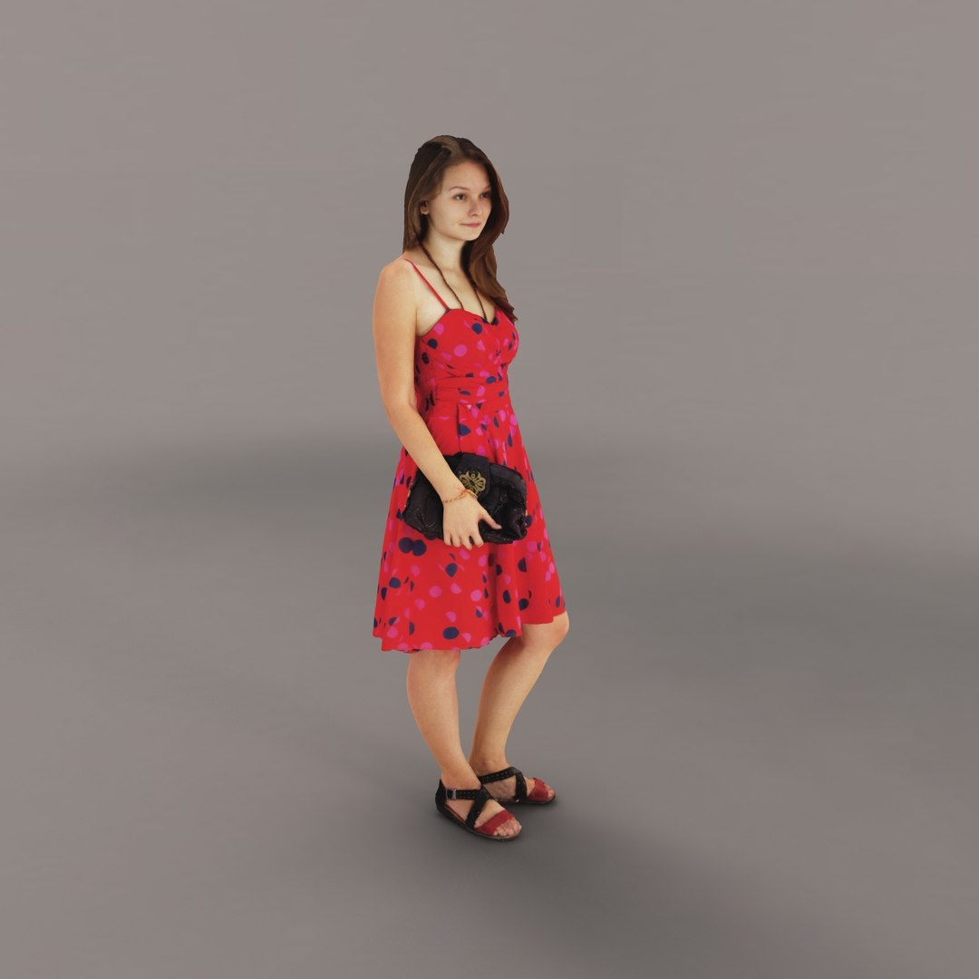 3d People Smile Model