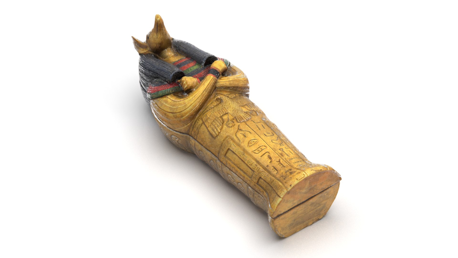 3D Anubis Sarcophagus - TurboSquid 2227171