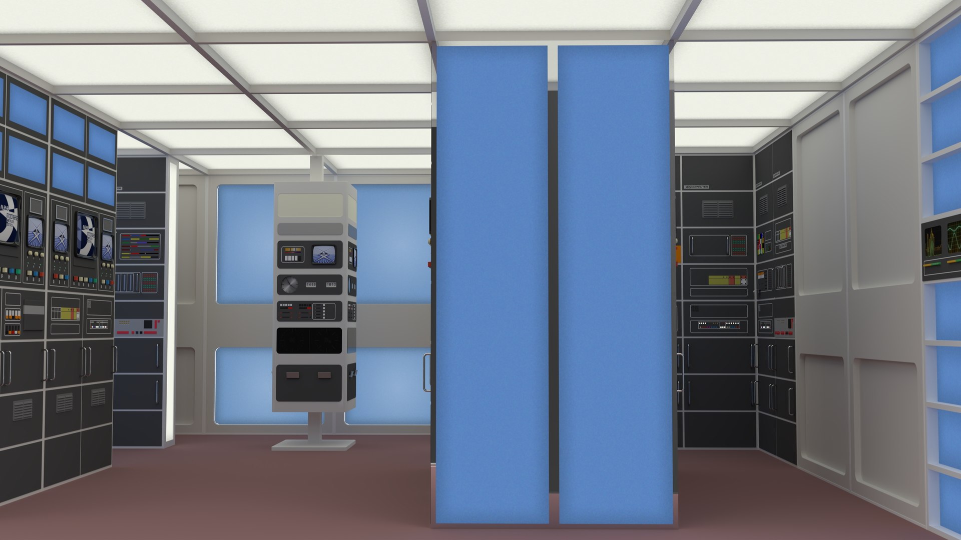 3D Computer Room Model - TurboSquid 2090751