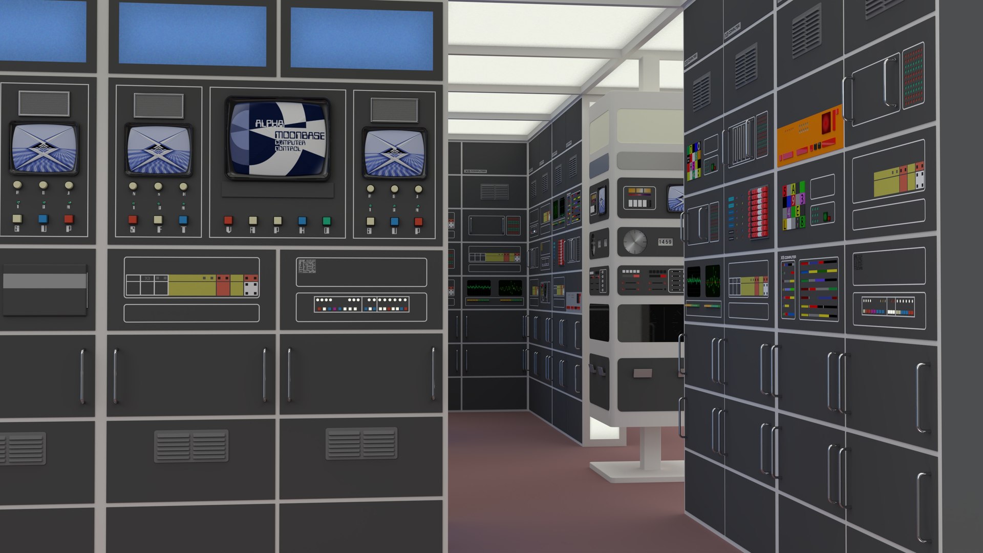 3D Computer Room Model - TurboSquid 2090751
