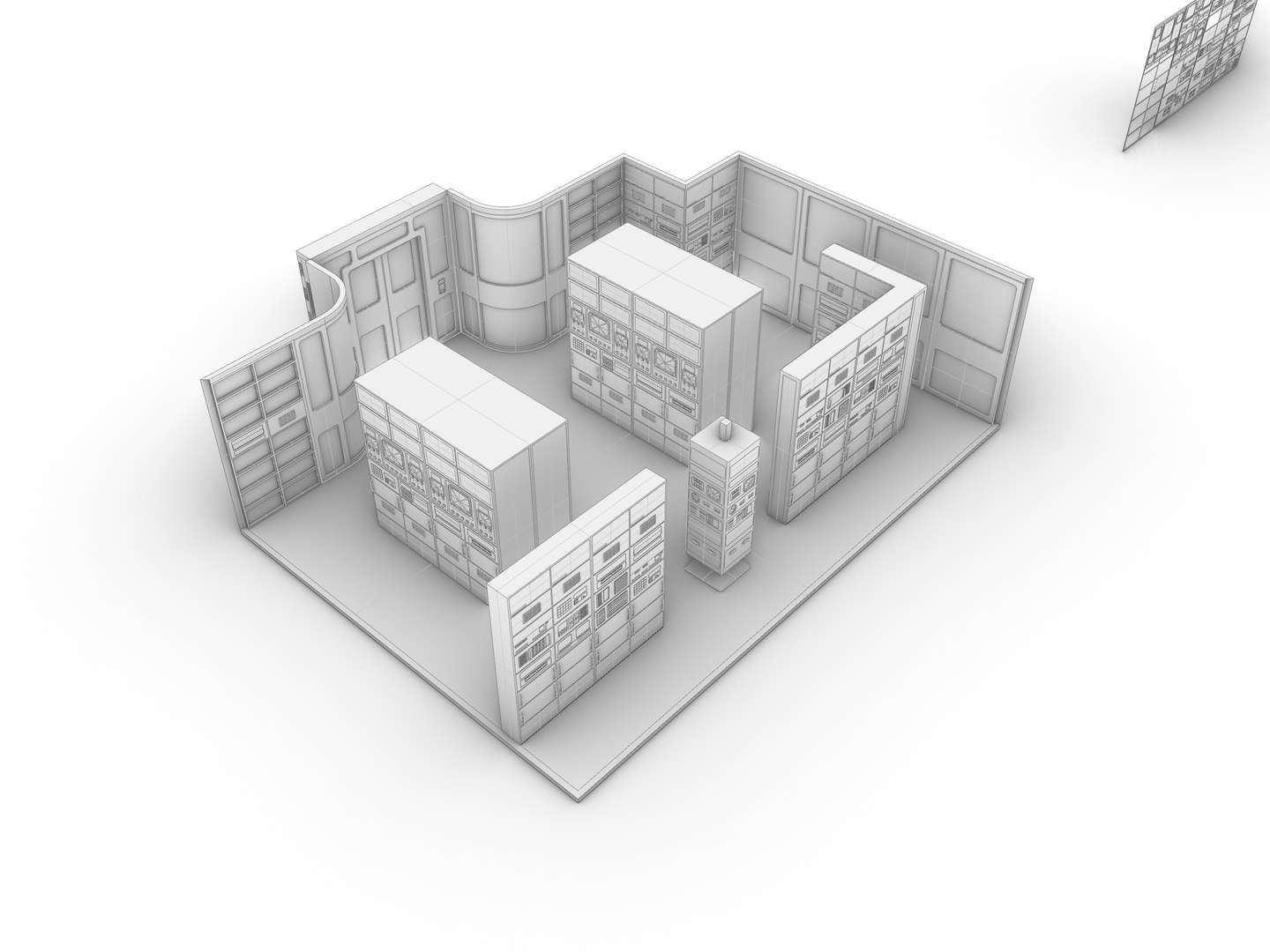 3D Computer Room Model - TurboSquid 2090751