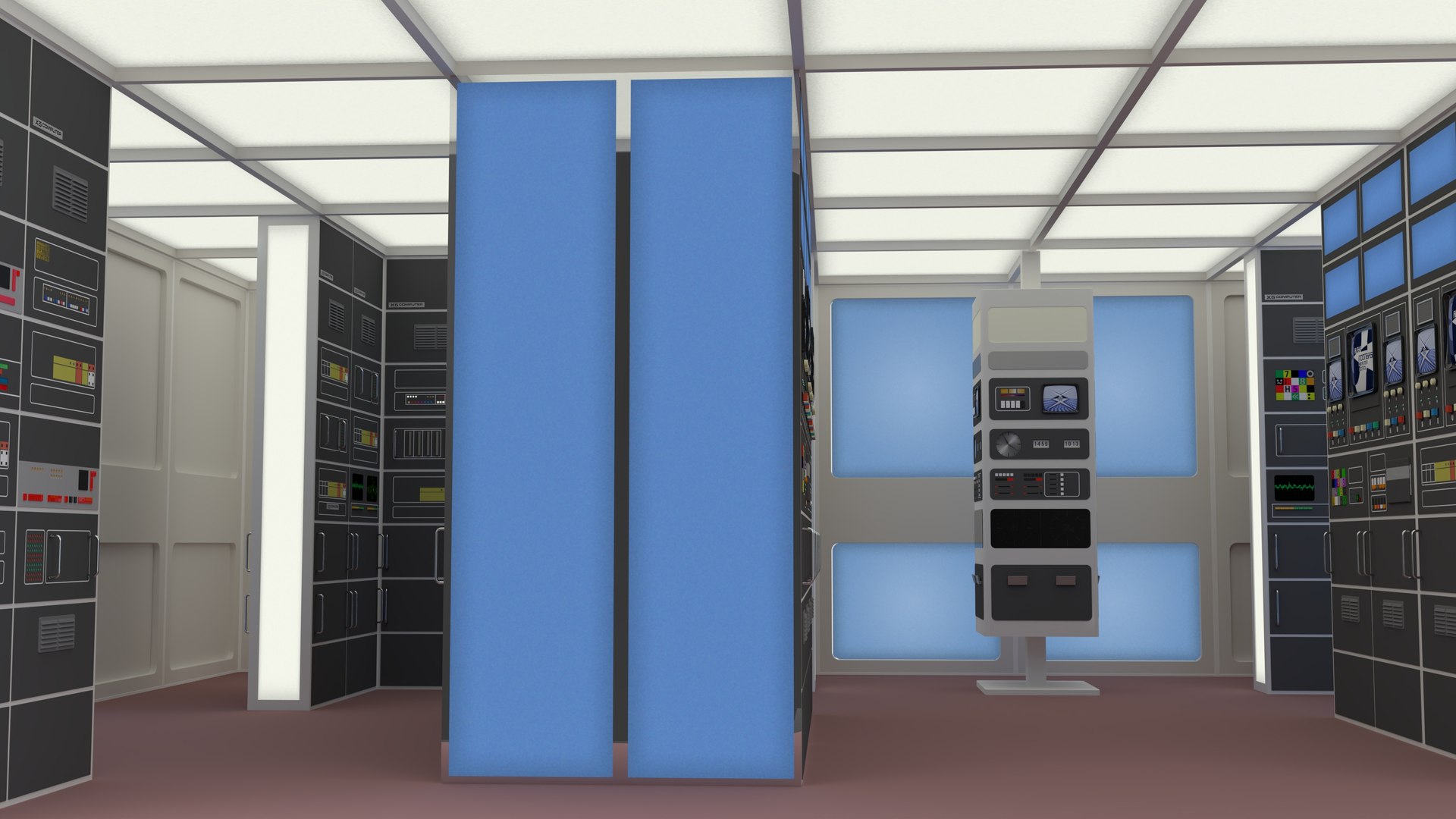 3D Computer Room Model - TurboSquid 2090751