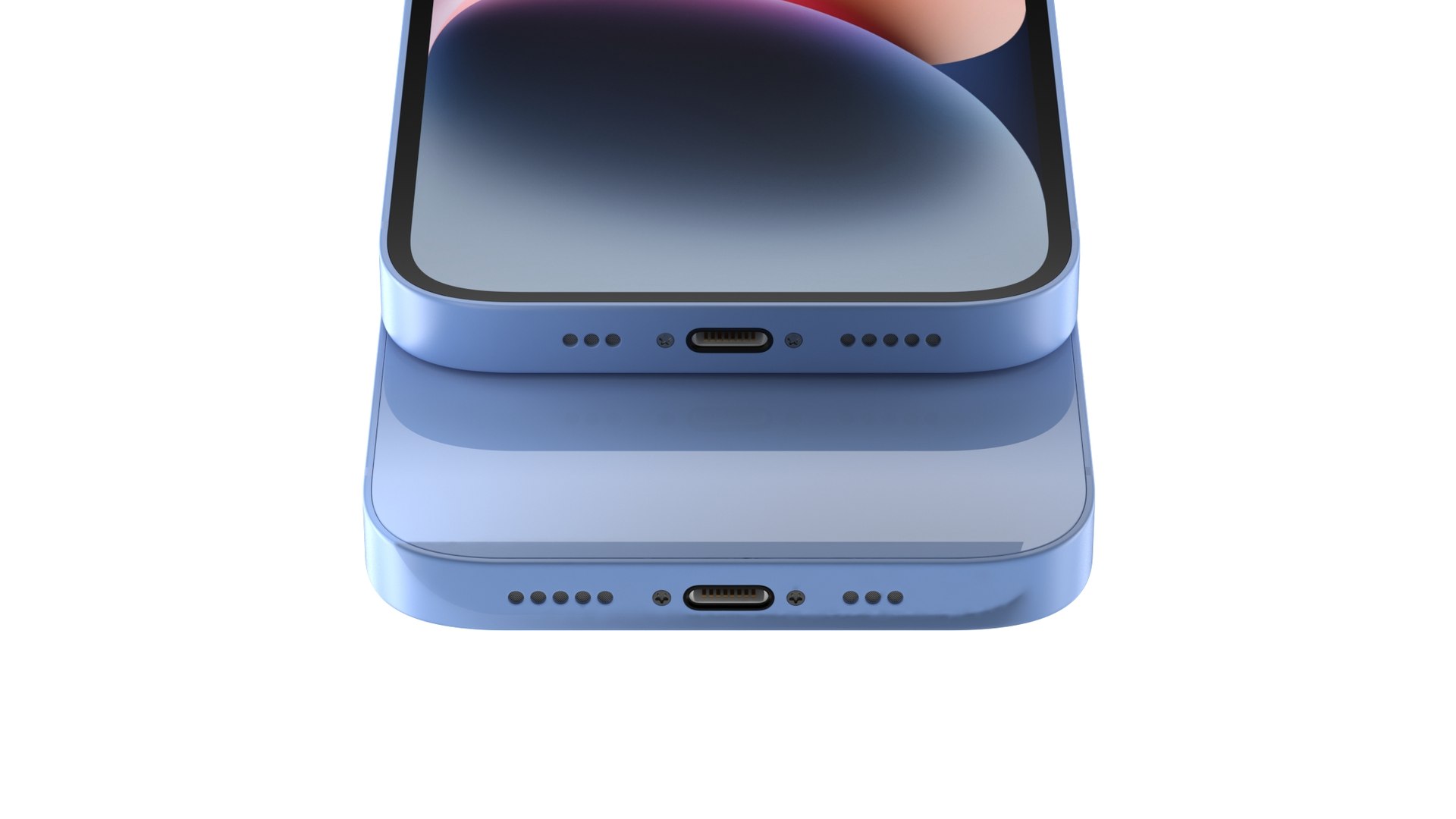 3D Apple iPhone 14 Blue - TurboSquid 2073747