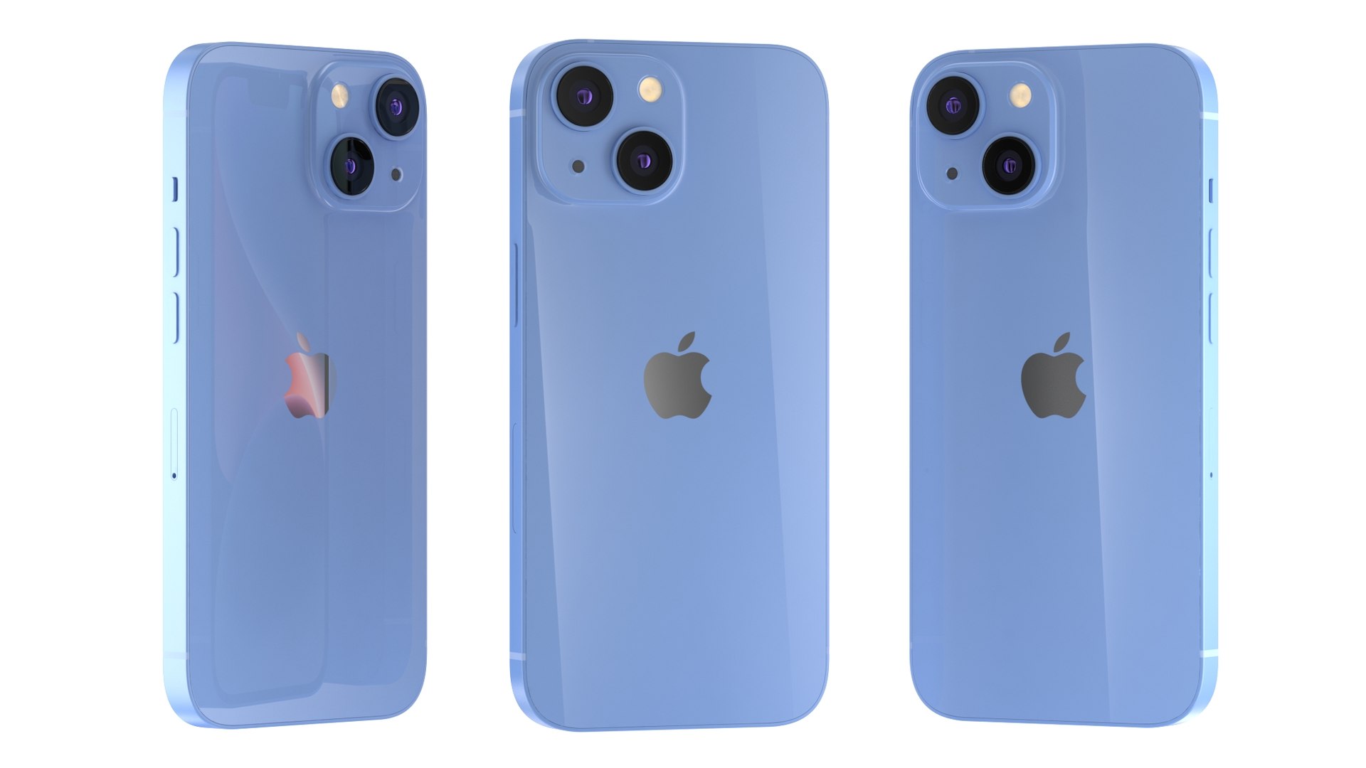 3D Apple iPhone 14 Blue - TurboSquid 2073747