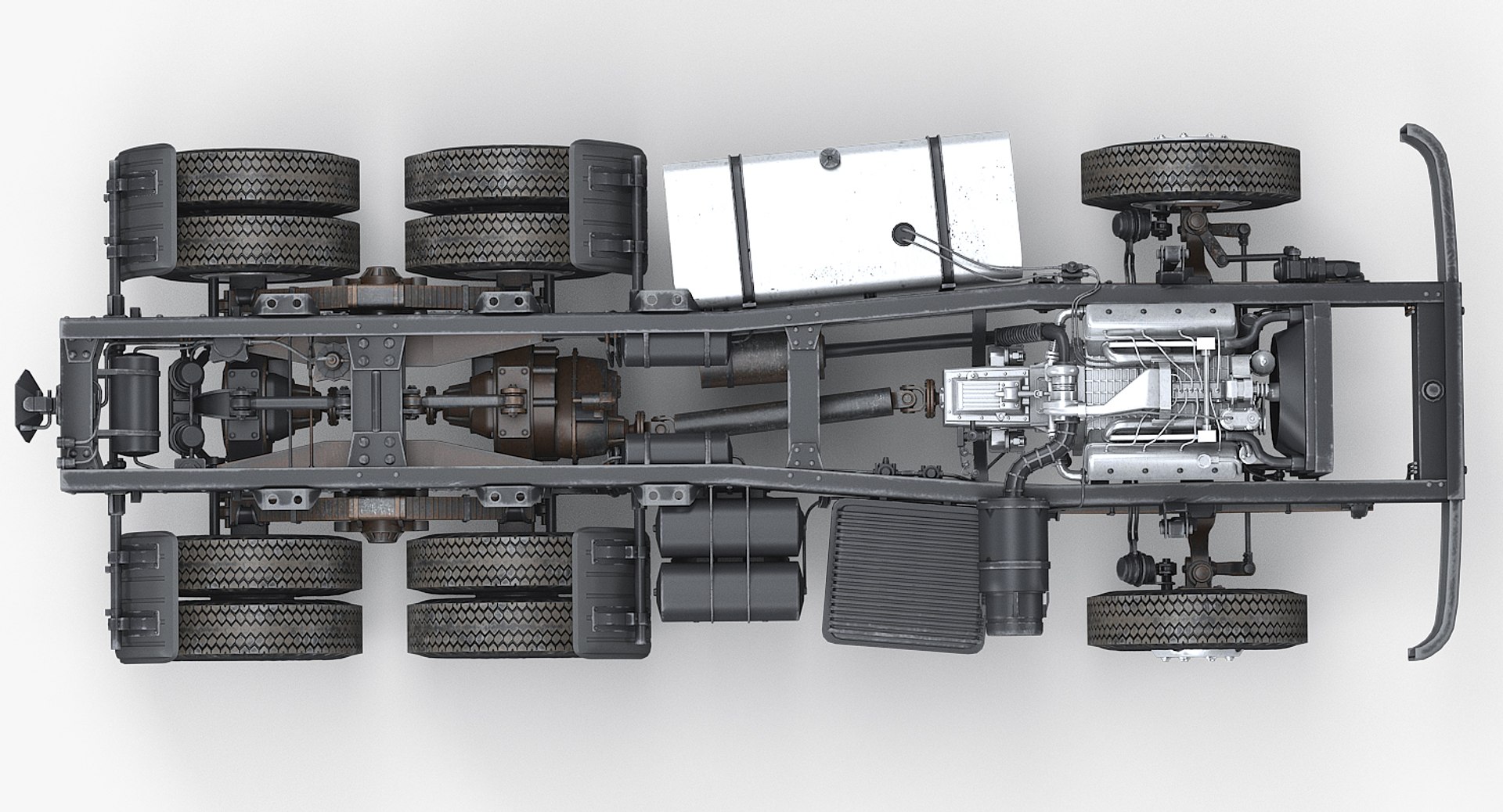 3D Truck Chassis - TurboSquid 1262755