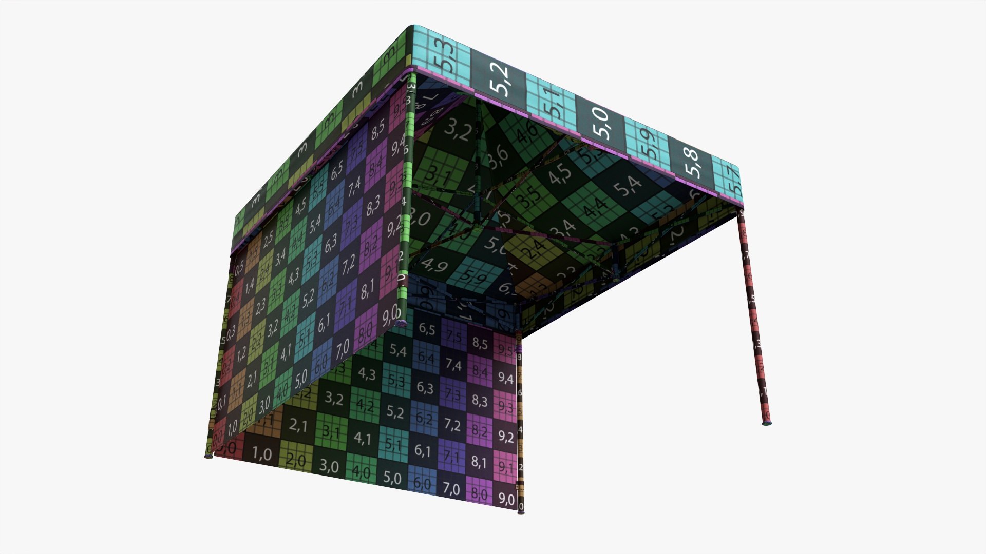 3D Model Mockup Display Tent - TurboSquid 1708068