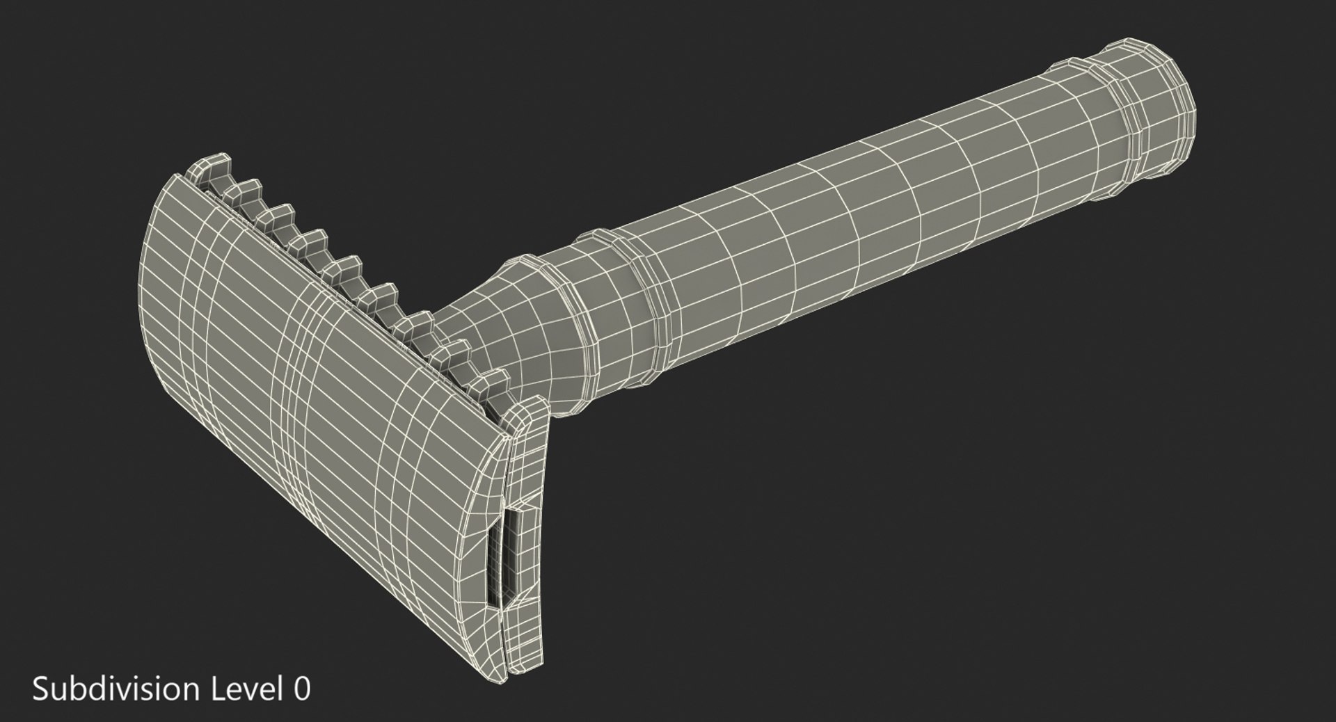 3D Classic Safety Razor - TurboSquid 1355659