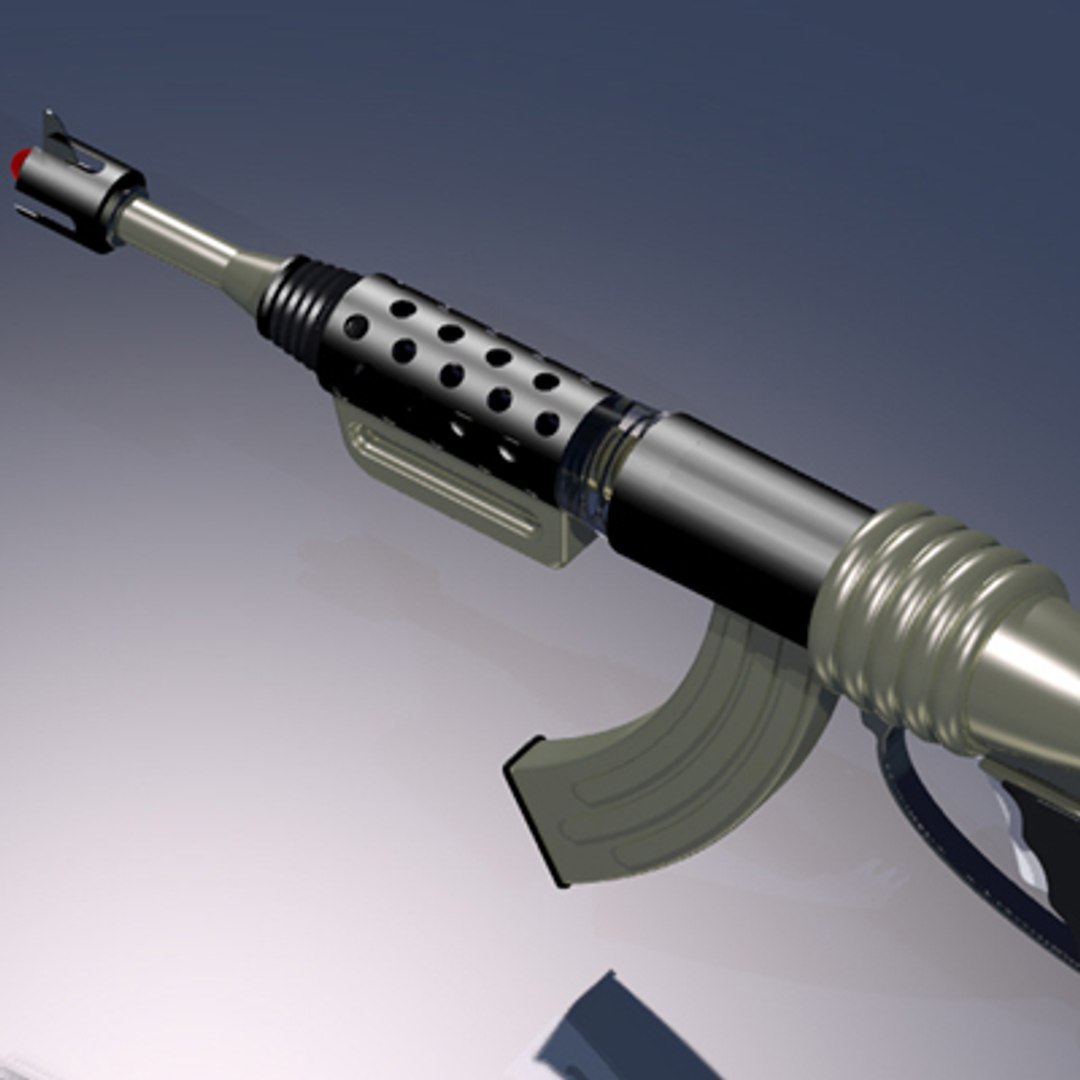 3d model sci-fi assault space