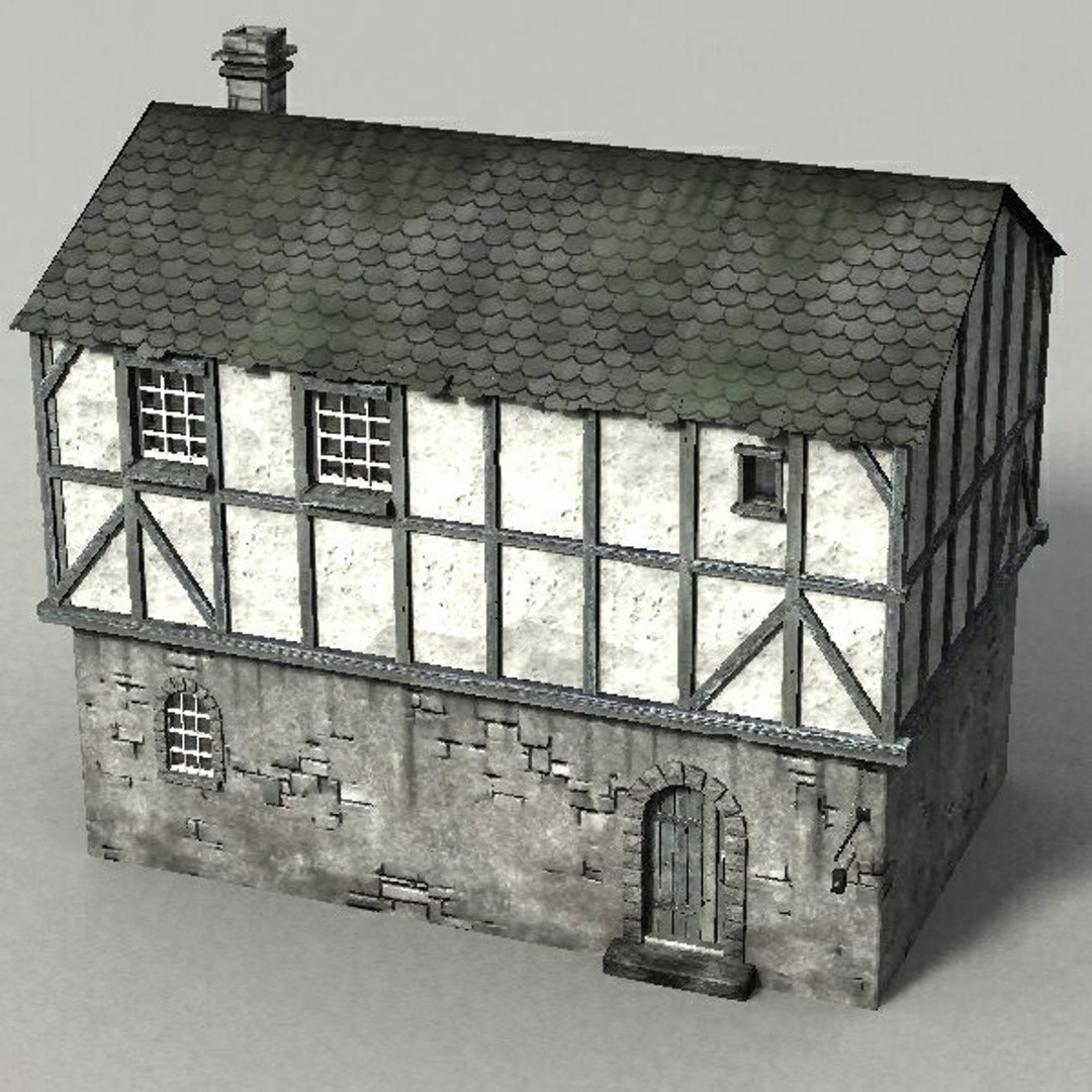 Medieval Stonehouse 3d Model