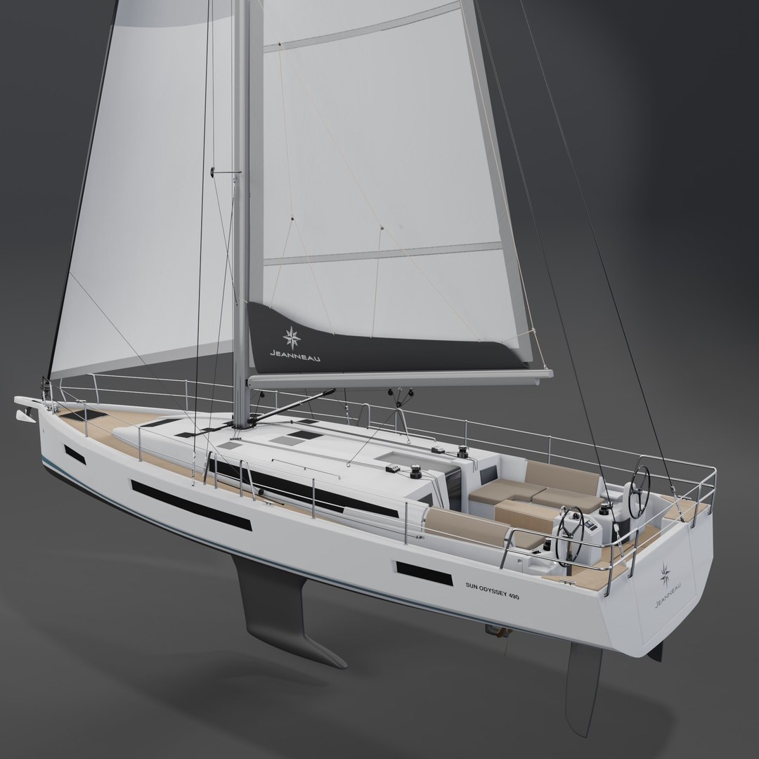 Jeanneau SUN ODYSSEY 490 3D Model - TurboSquid 2173001
