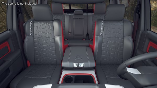 modelo 3d Camioneta Dodge Ram 1500 montada - TurboSquid 2344168
