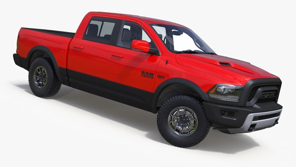 modelo 3d Camioneta Dodge Ram 1500 montada - TurboSquid 2344168