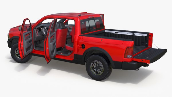 modelo 3d Camioneta Dodge Ram 1500 montada - TurboSquid 2344168