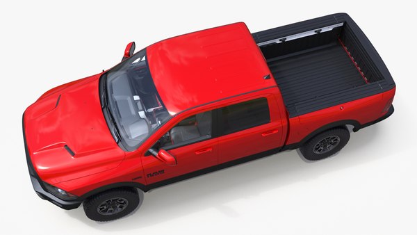 modelo 3d Camioneta Dodge Ram 1500 montada - TurboSquid 2344168