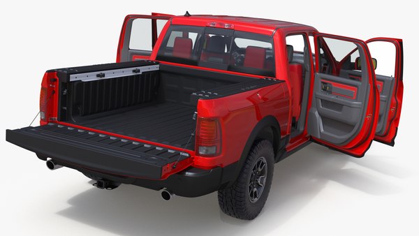 modelo 3d Camioneta Dodge Ram 1500 montada - TurboSquid 2344168