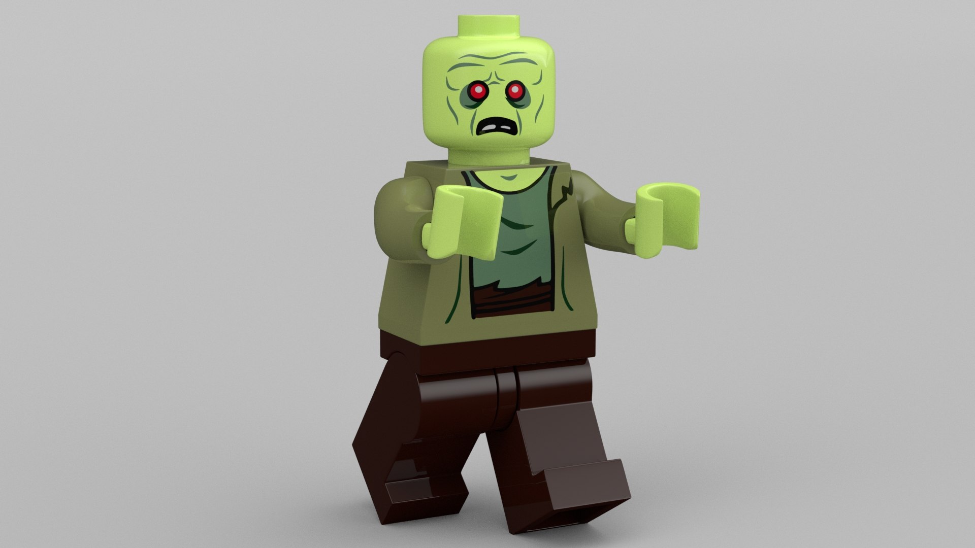3D Lego Zombie - TurboSquid 1754795