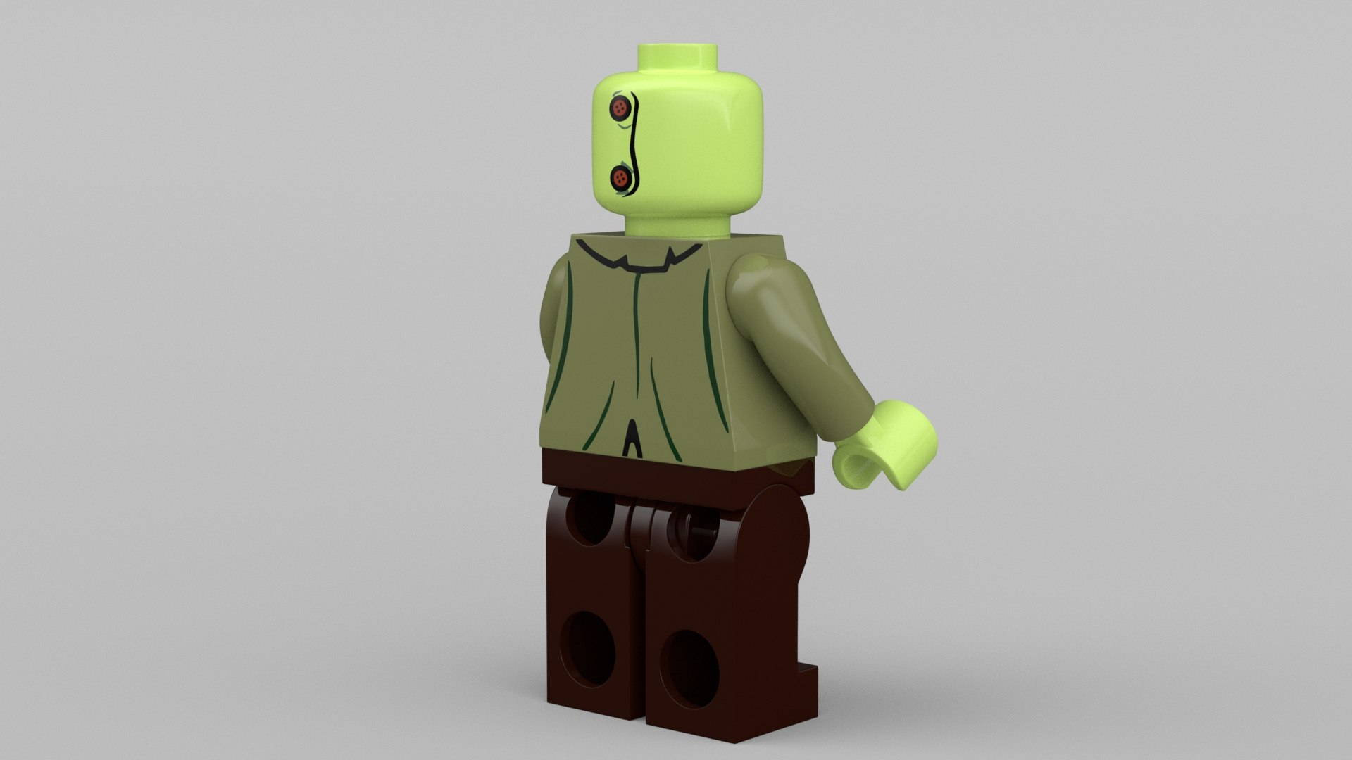 3D Lego Zombie - TurboSquid 1754795