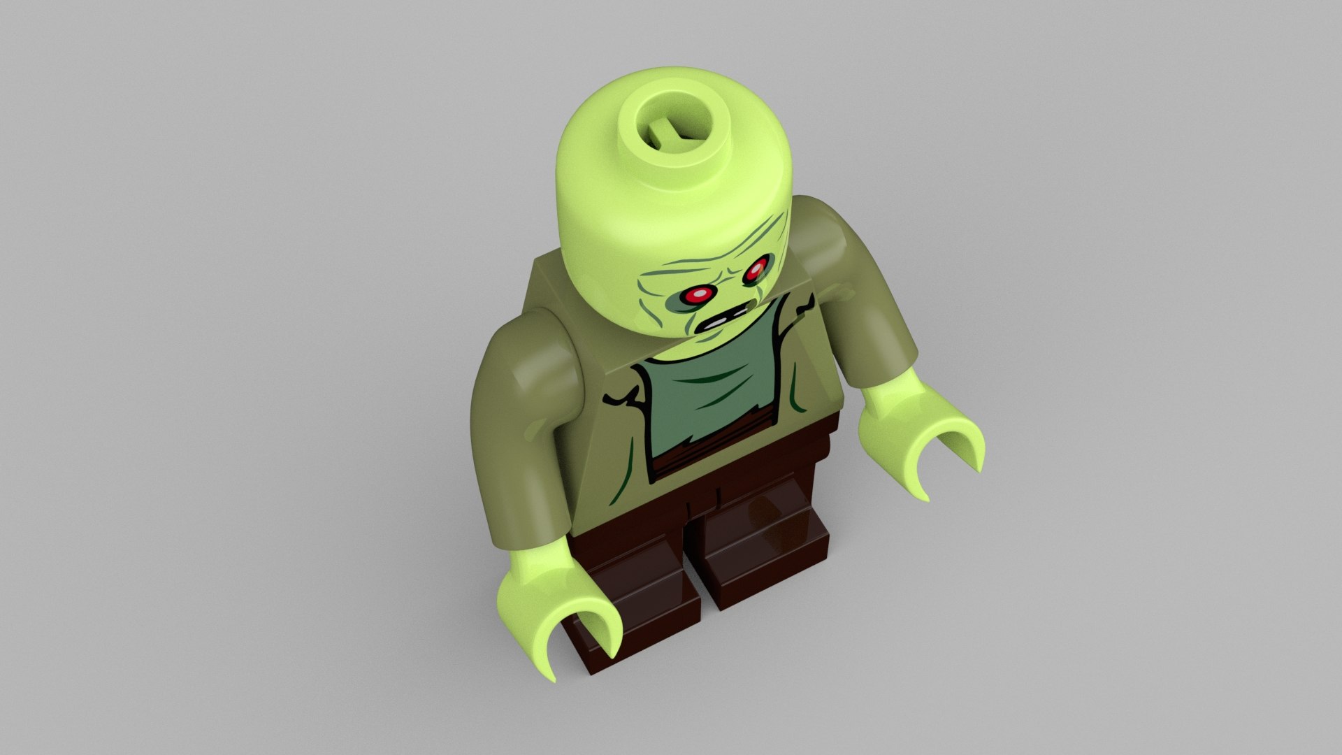 3D Lego Zombie - TurboSquid 1754795
