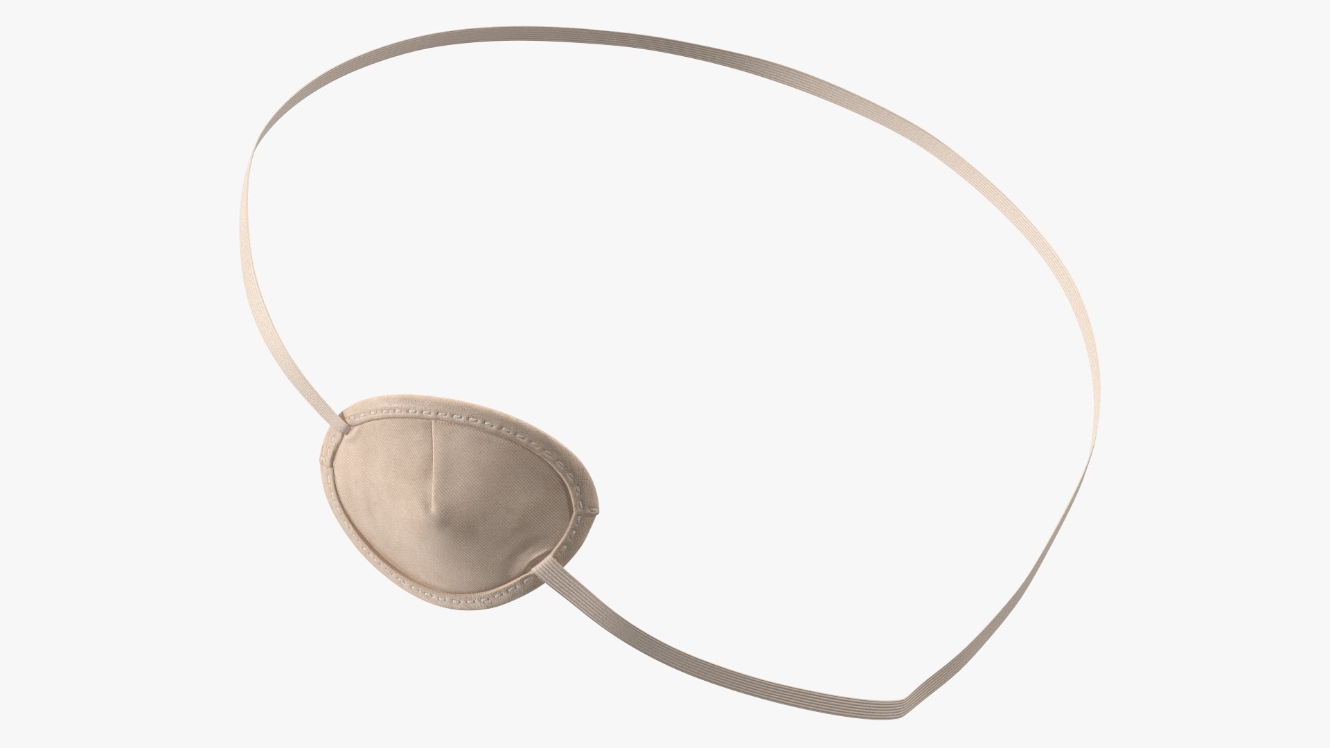 Beige Eye Patch On Mannequin 3D Model - TurboSquid 2146076
