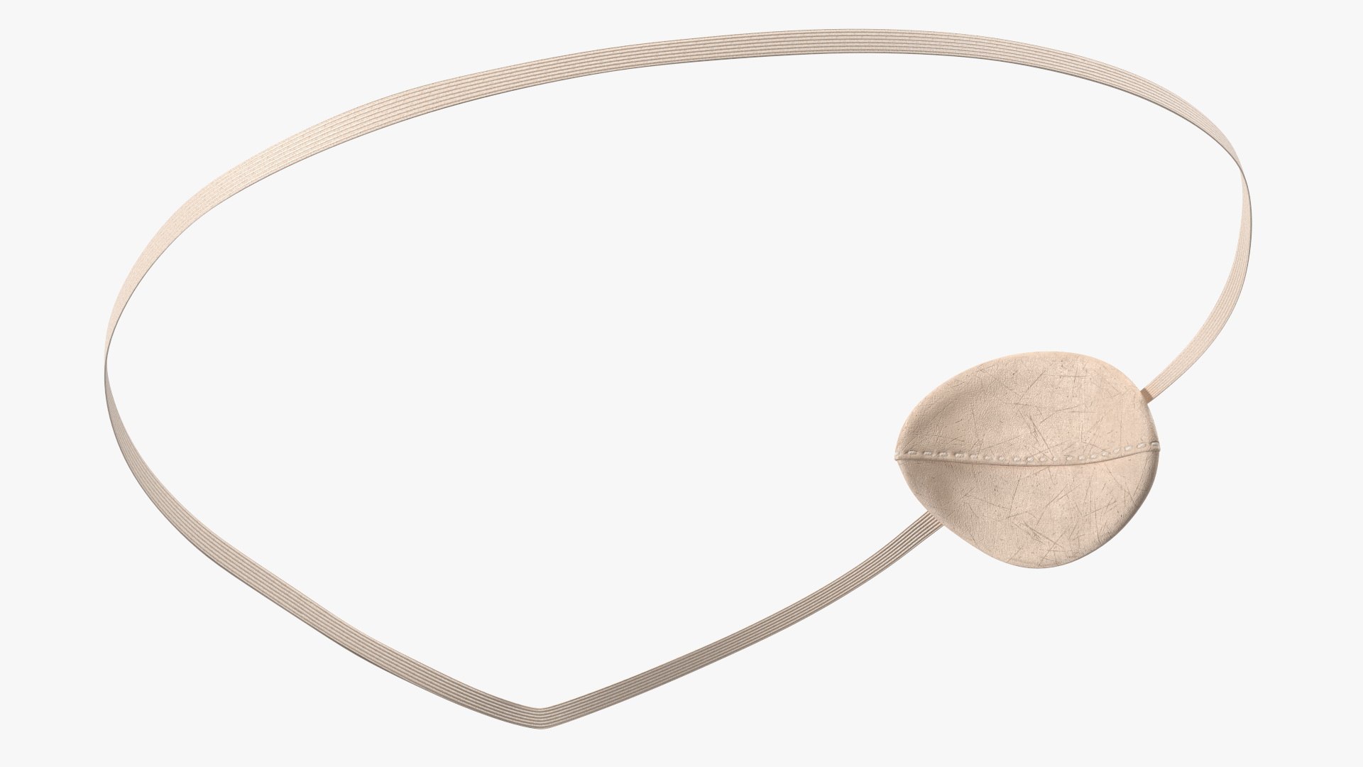 Beige Eye Patch On Mannequin 3D Model - TurboSquid 2146076