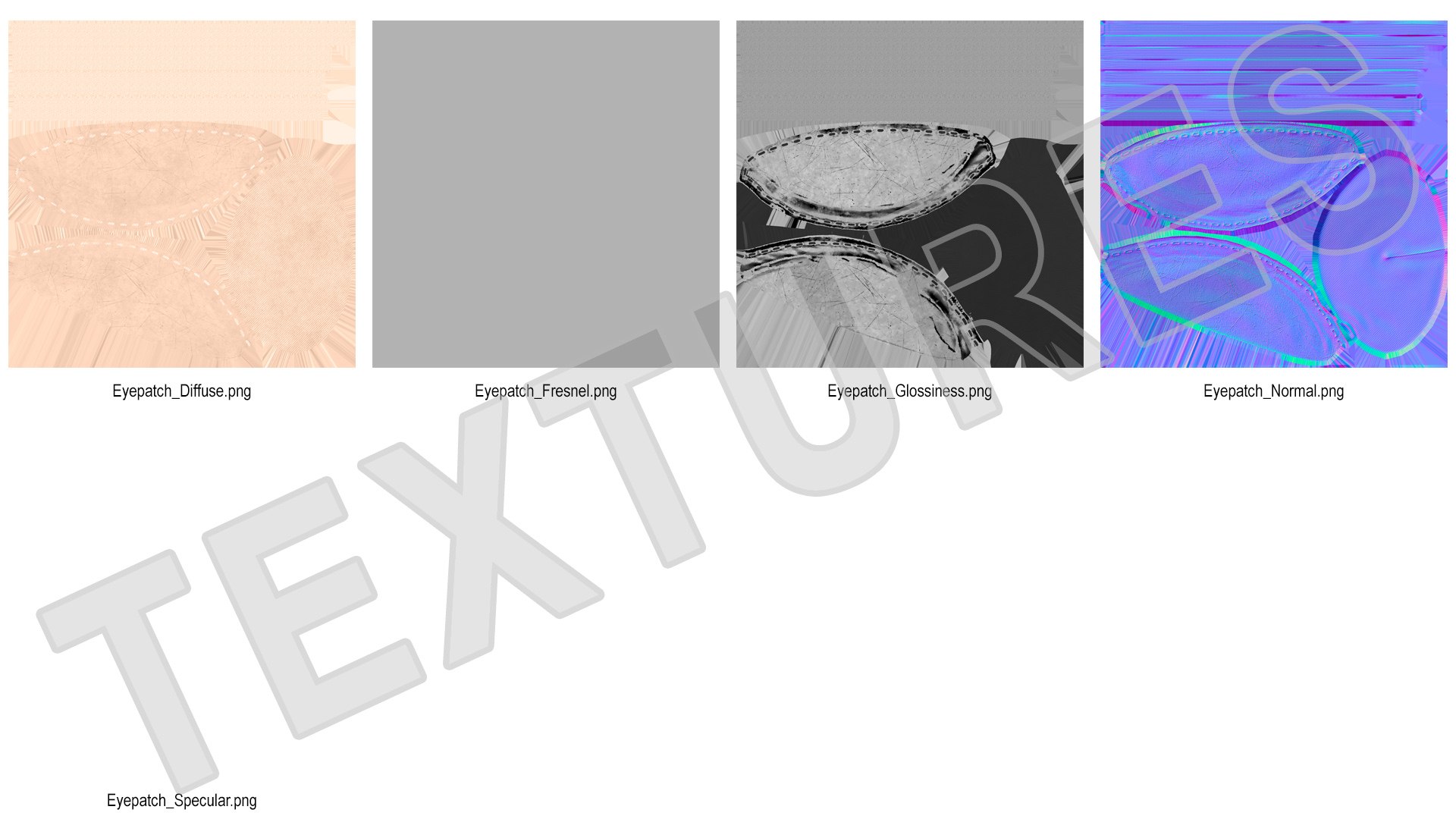 Beige Eye Patch On Mannequin 3D Model - TurboSquid 2146076