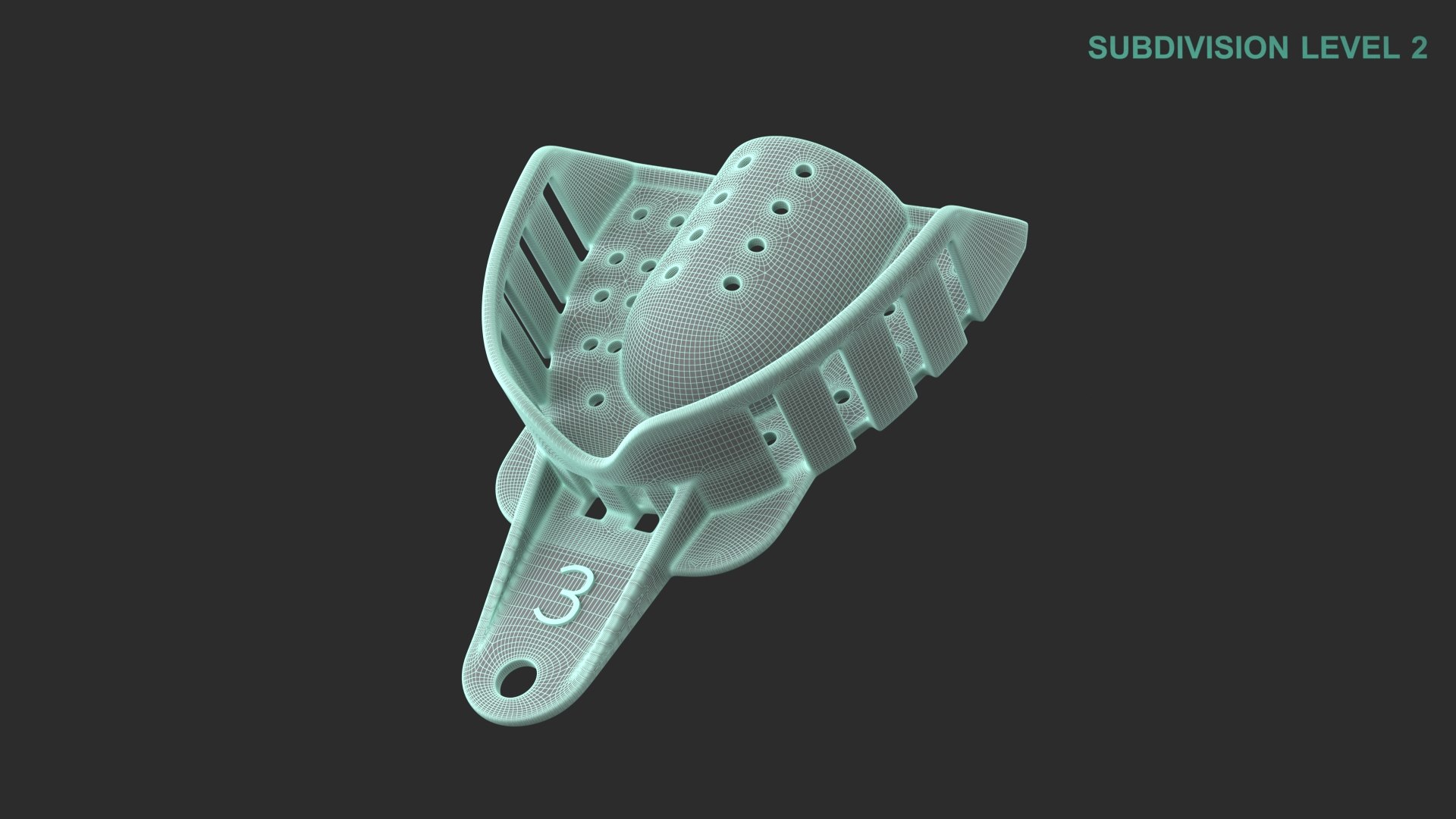 3D Dental Impression Tray - TurboSquid 2195264