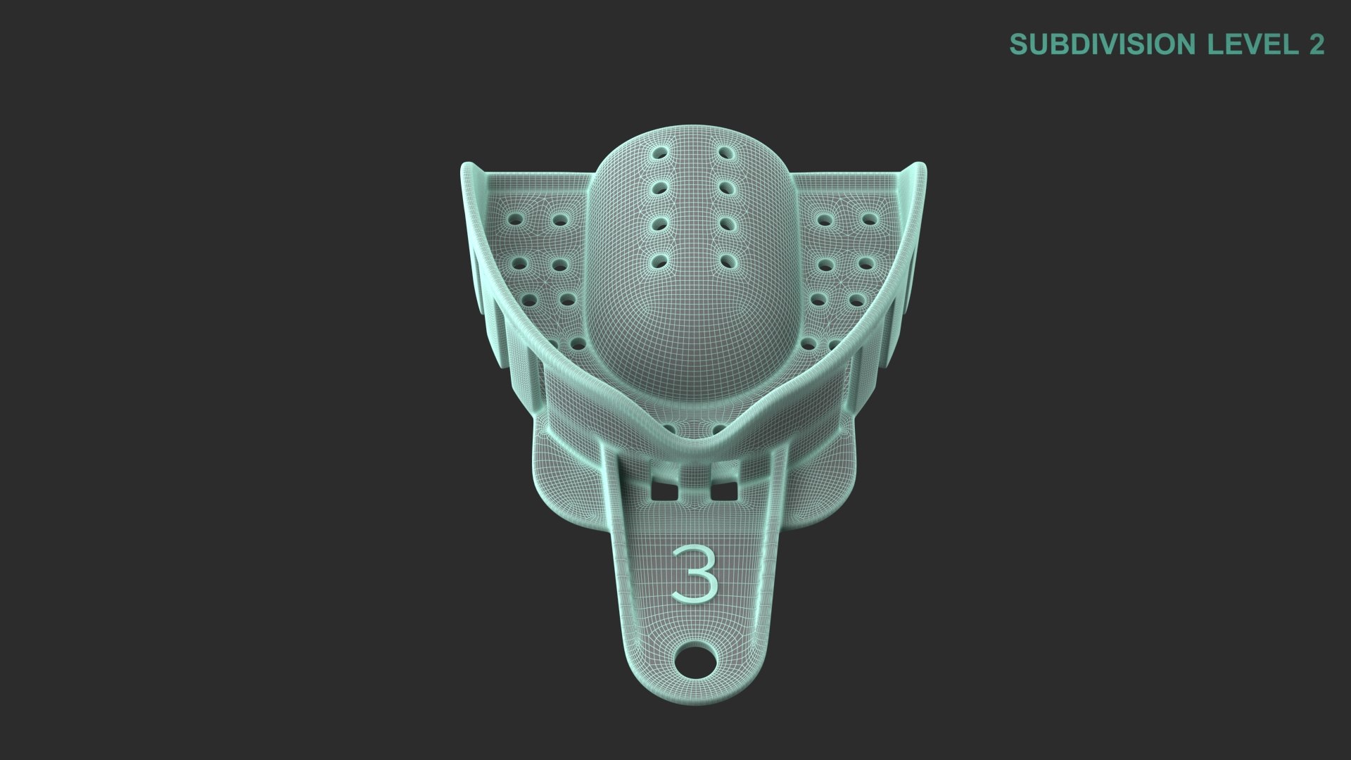 3D Dental Impression Tray - TurboSquid 2195264