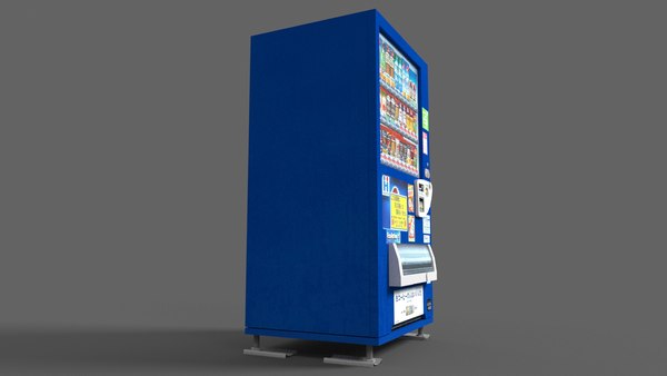 3D model Blue Vending Machine - TurboSquid 1722227