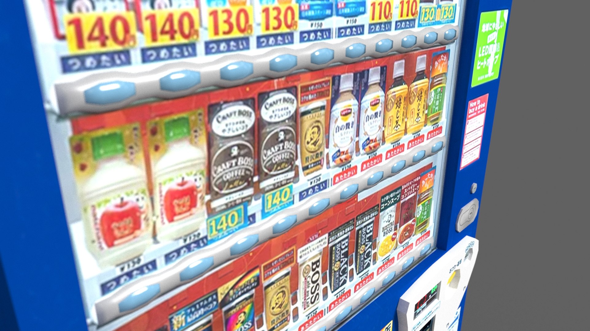 3D model Blue Vending Machine - TurboSquid 1722227