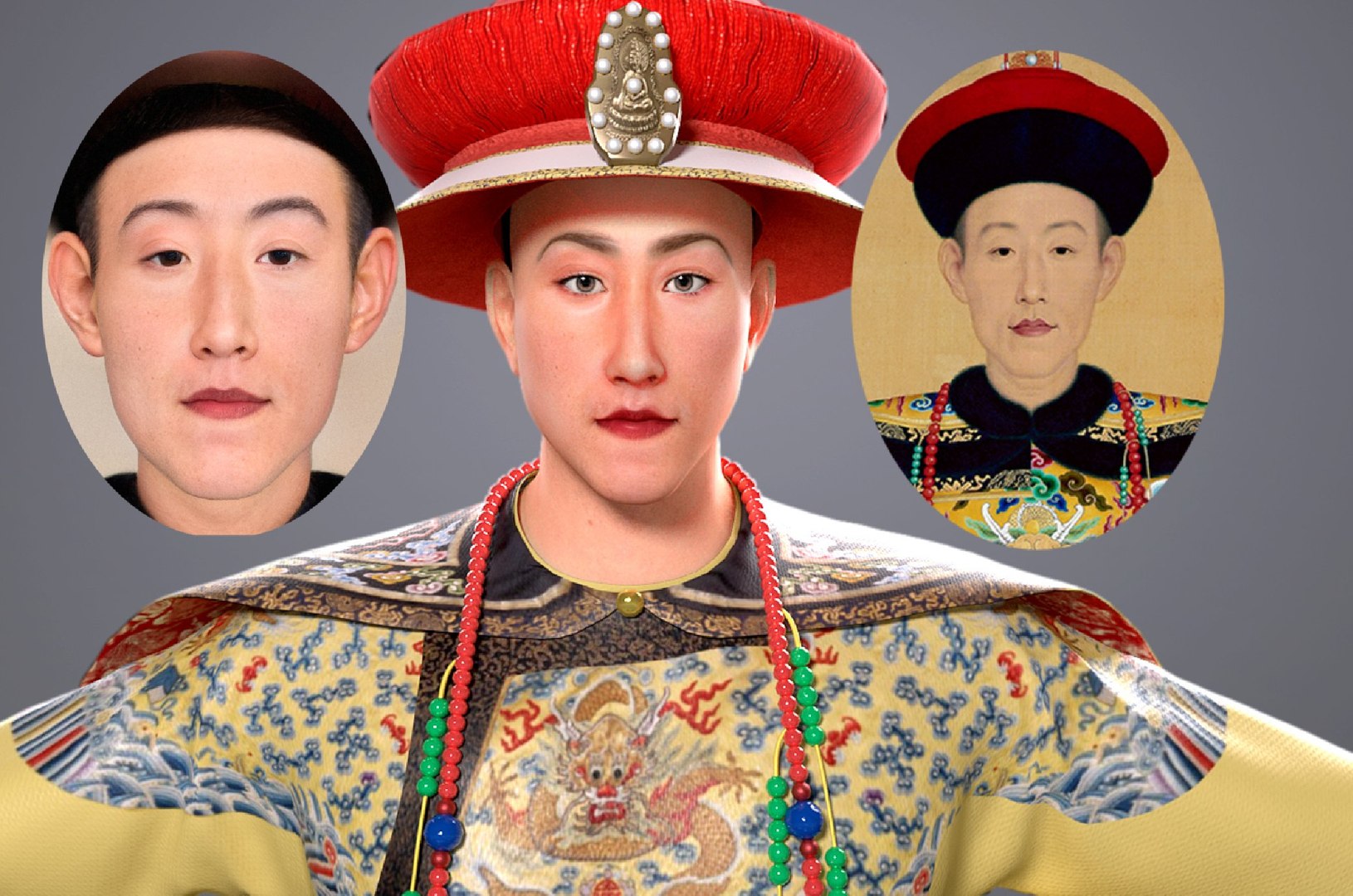 Qing Emperor Qianlong Ancient China Imperial Robe 3D Model - TurboSquid ...