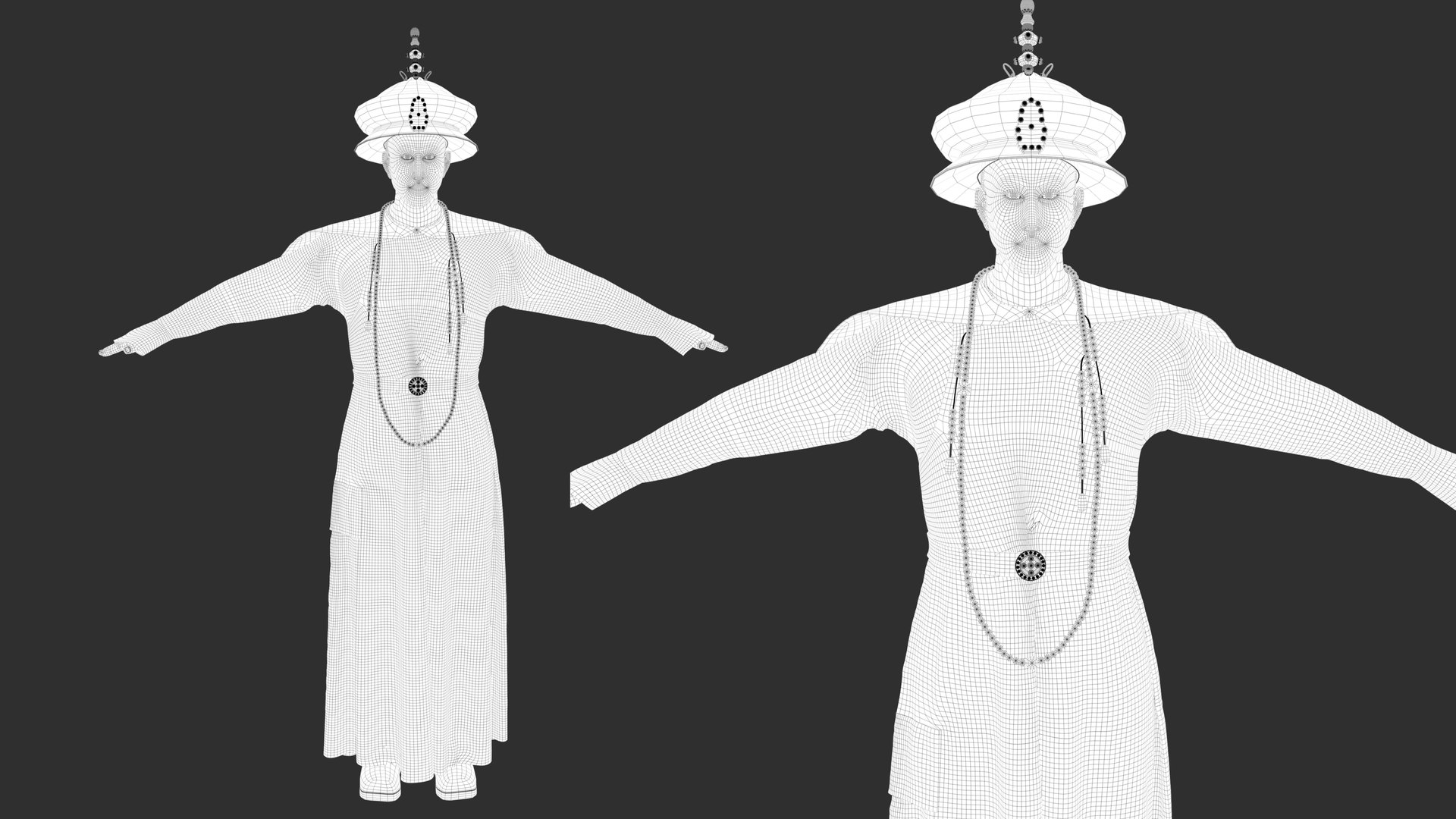Qing Emperor Qianlong Ancient China Imperial Robe 3D Model - TurboSquid ...