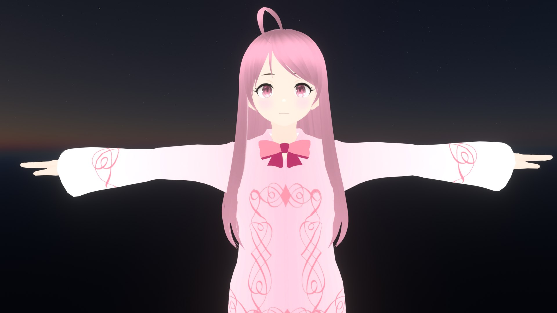 3D Game Ready Low Poly Anime Character Girl 33 - TurboSquid 1907652