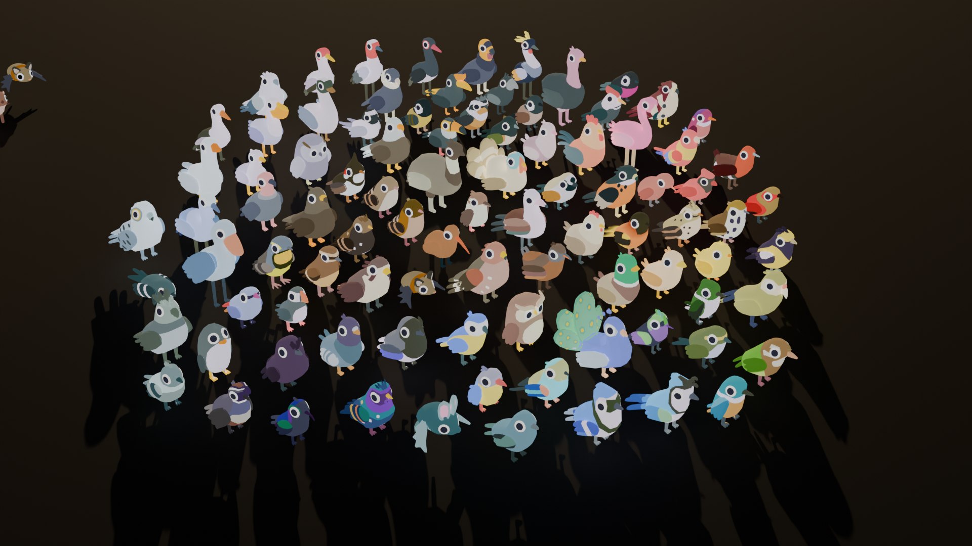 Animals ULTIMATE Pack With Animation VR AR Low-poly 3d Model 3D Model ...