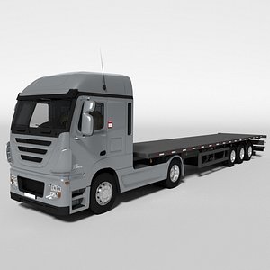 3d realistic truck model