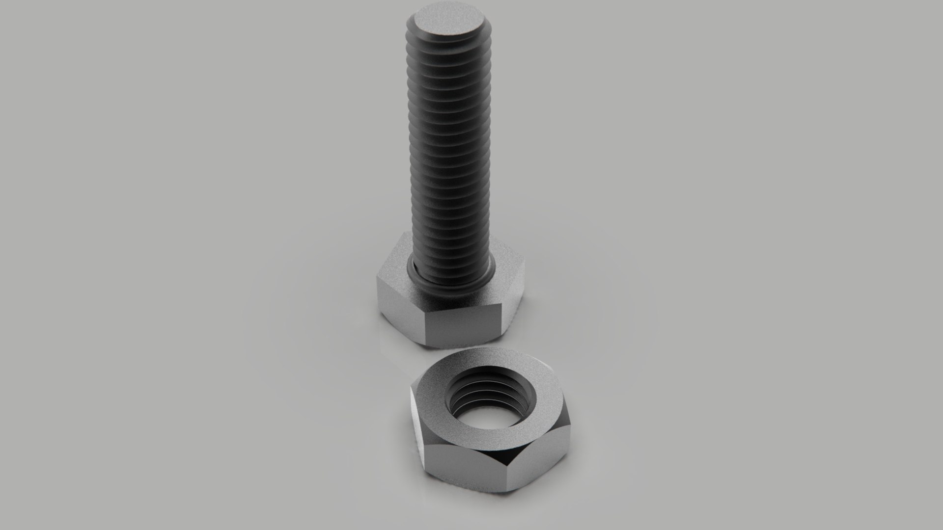 Nut Screw 3D Model - TurboSquid 1702866