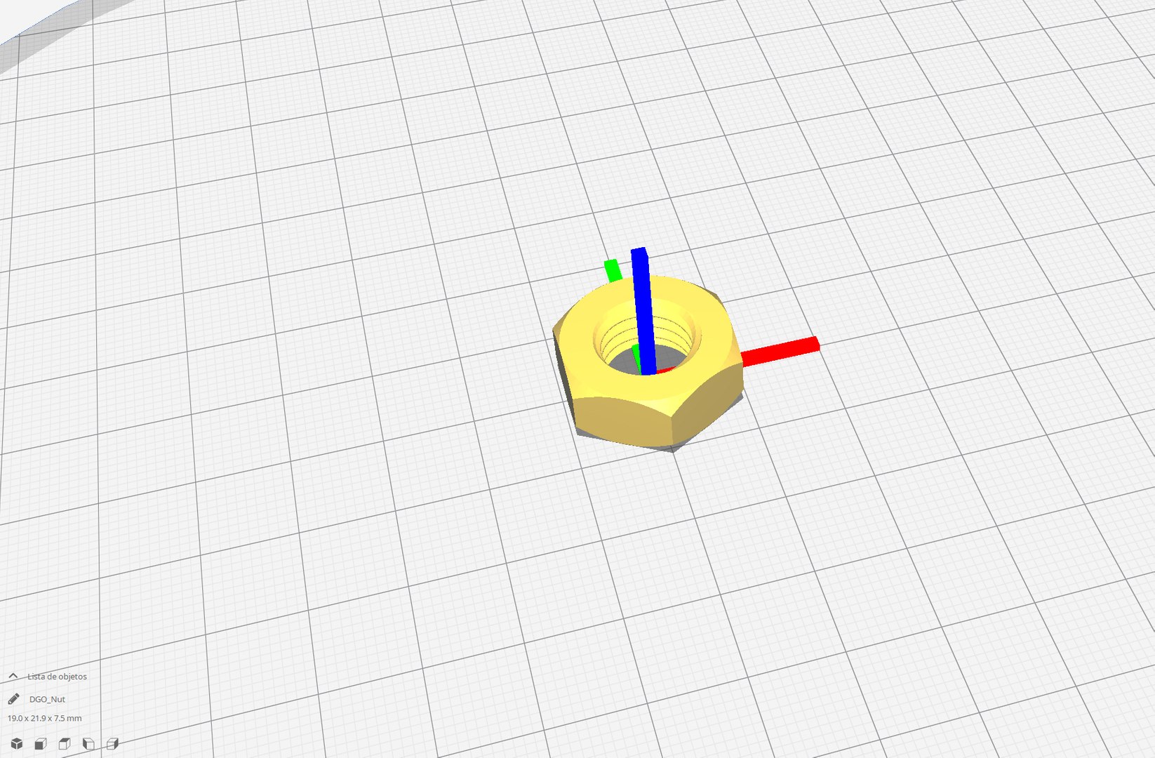 Nut screw 3D model - TurboSquid 1702866