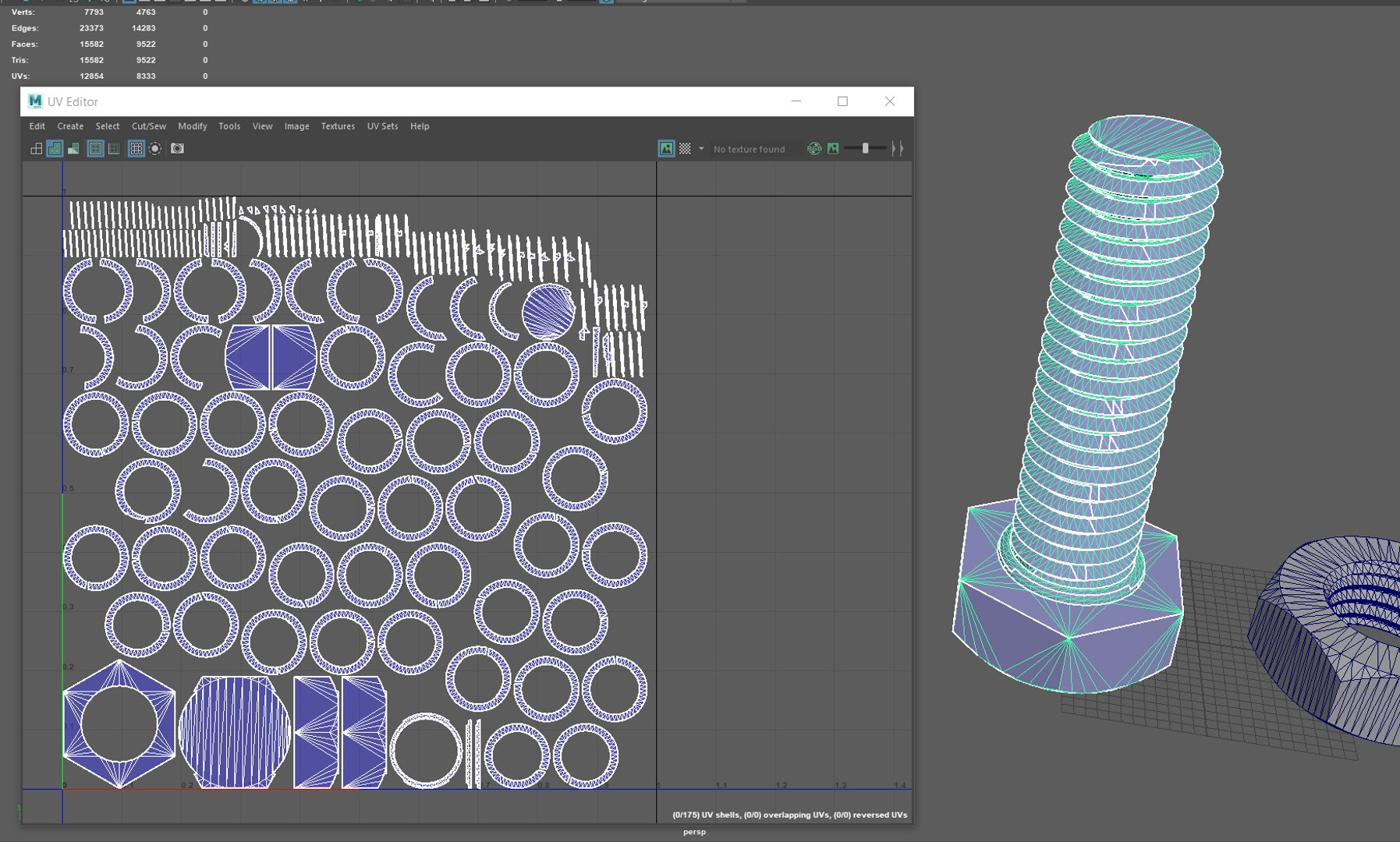 Nut Screw 3D Model - TurboSquid 1702866