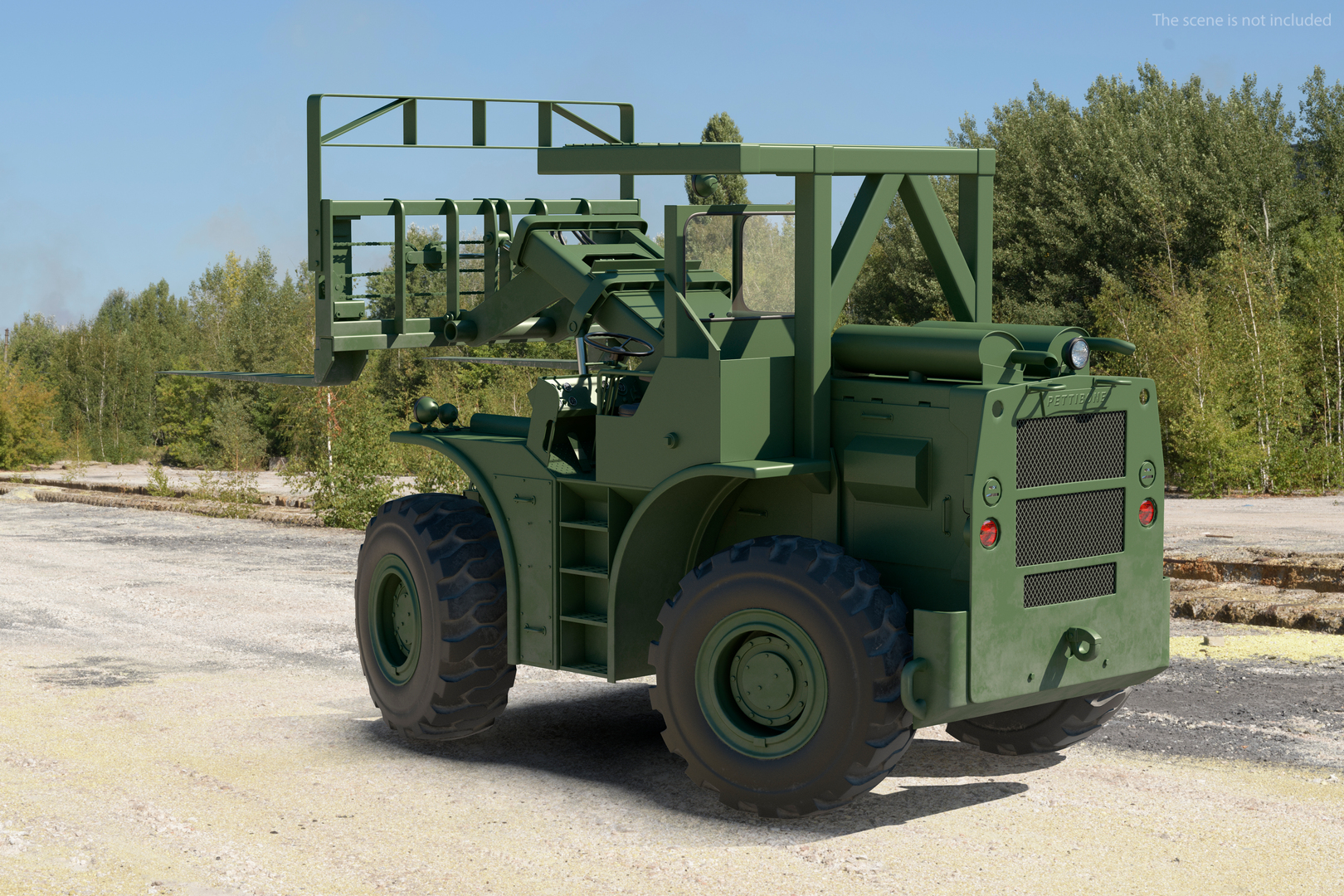 Rough terrain military forklift 3D - TurboSquid 1708740