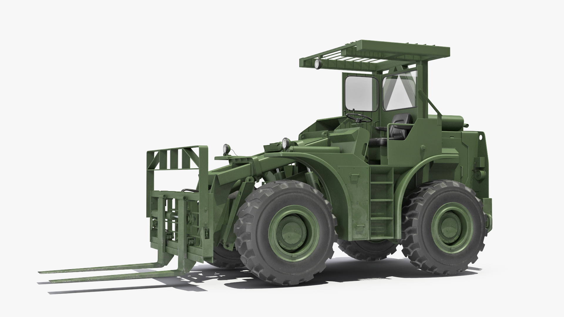 Rough terrain military forklift 3D - TurboSquid 1708740