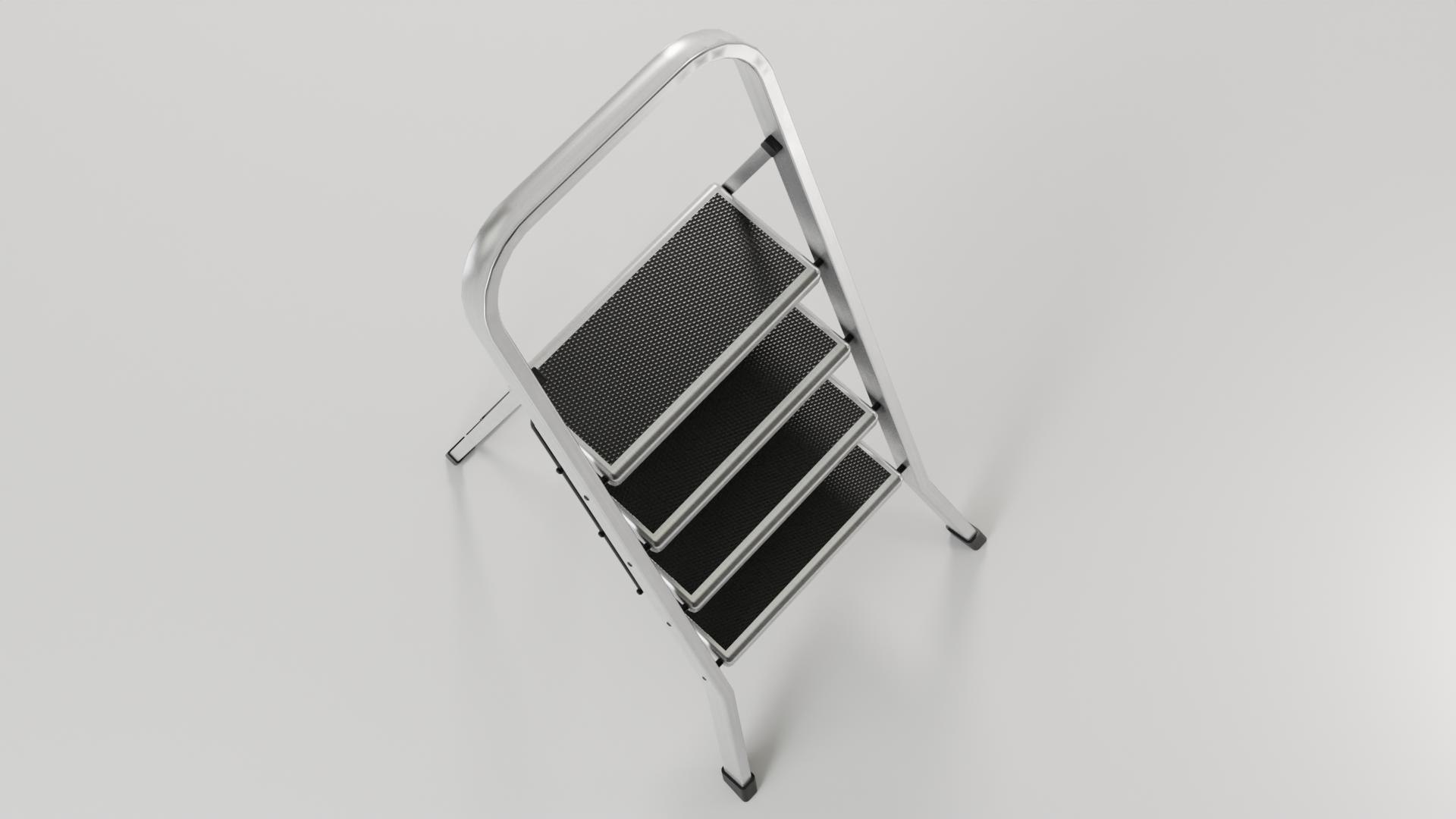 Metal Step Ladder 3D Model - TurboSquid 2112274