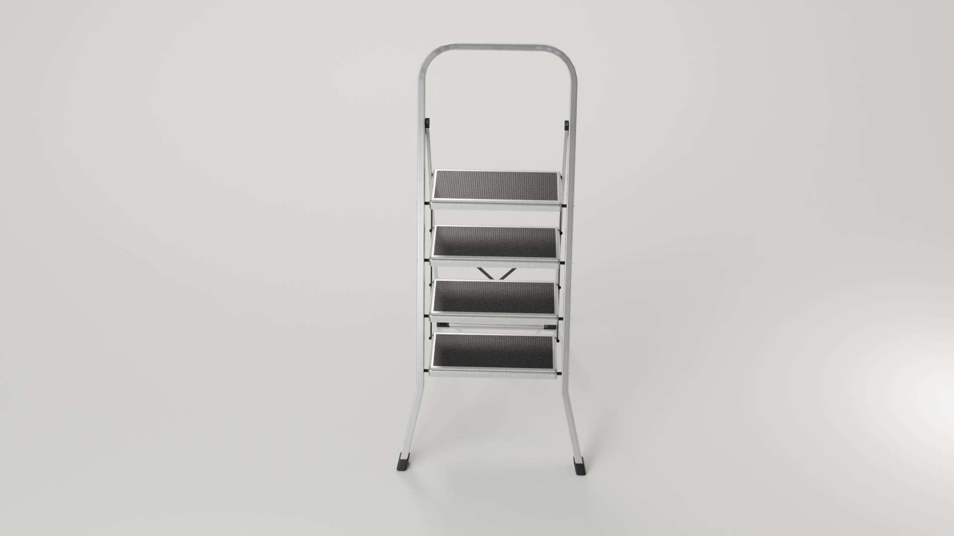 Metal Step Ladder 3D Model - TurboSquid 2112274