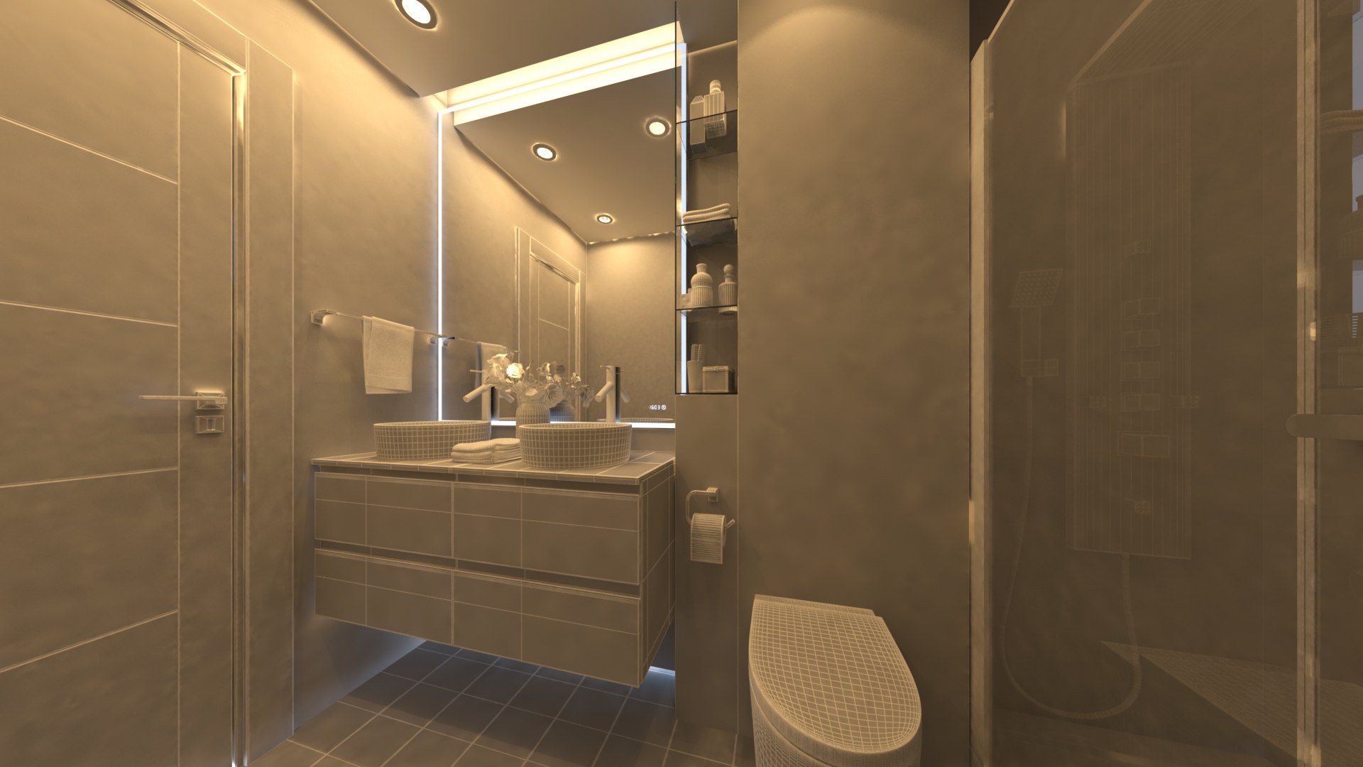 Bathroom Interior 3D Model 3D Model - TurboSquid 2066271