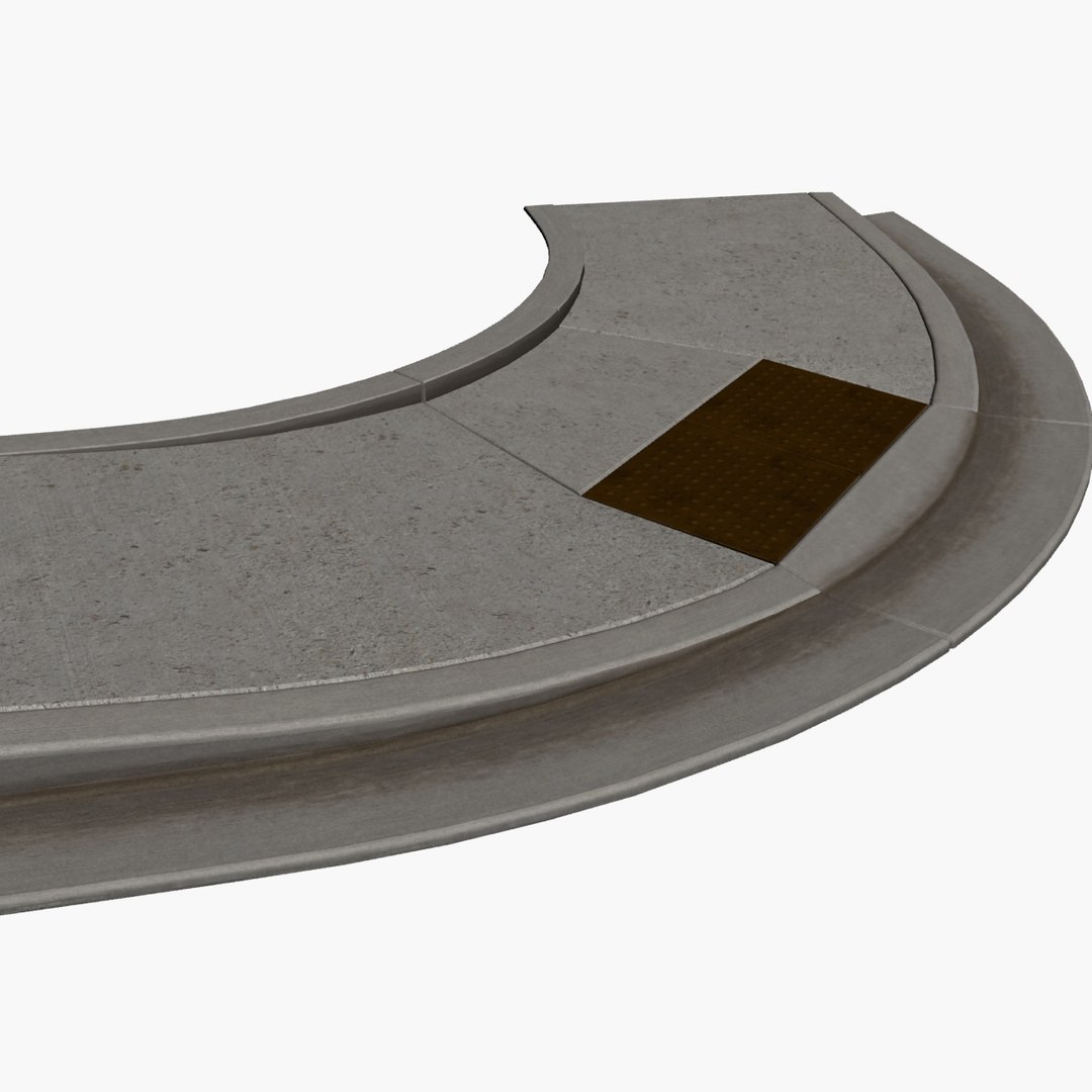 3d Set Sidewalk Driveway