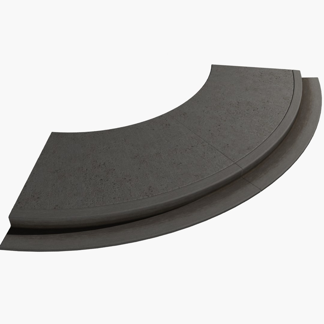 3d Set Sidewalk Driveway