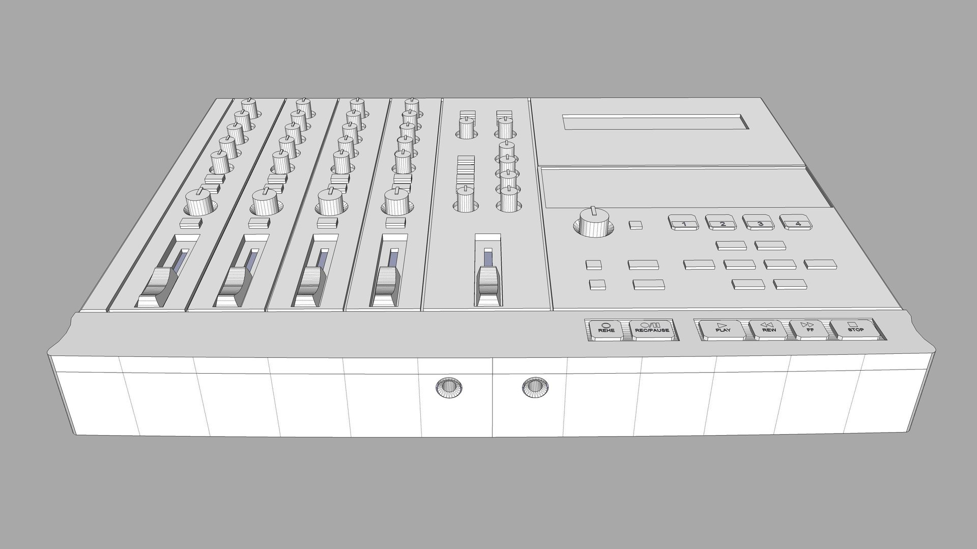 3d Cassette Track Recorder Model